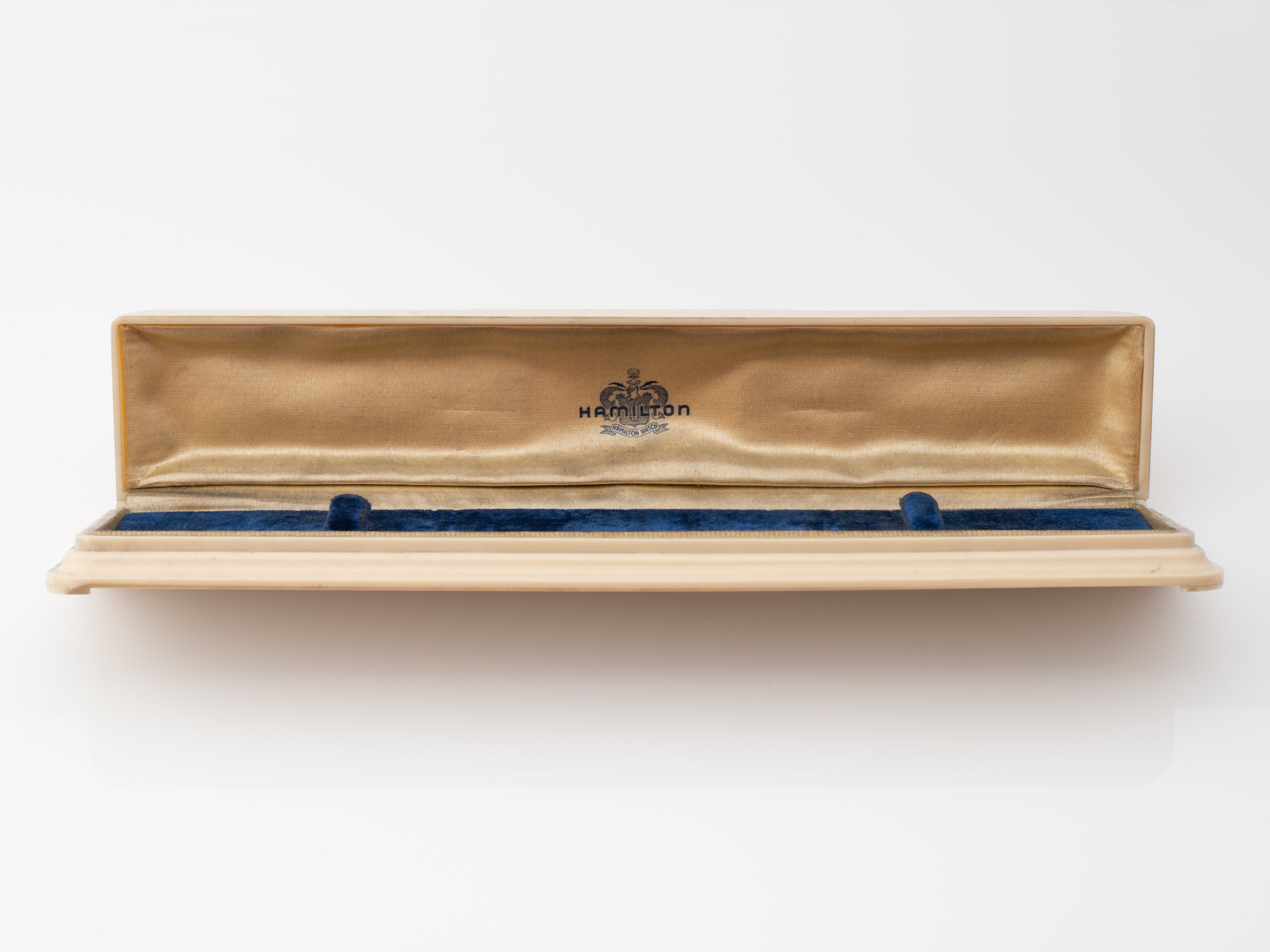 Hamilton Long Flat Celluloid Box Circa 1930s to 40s