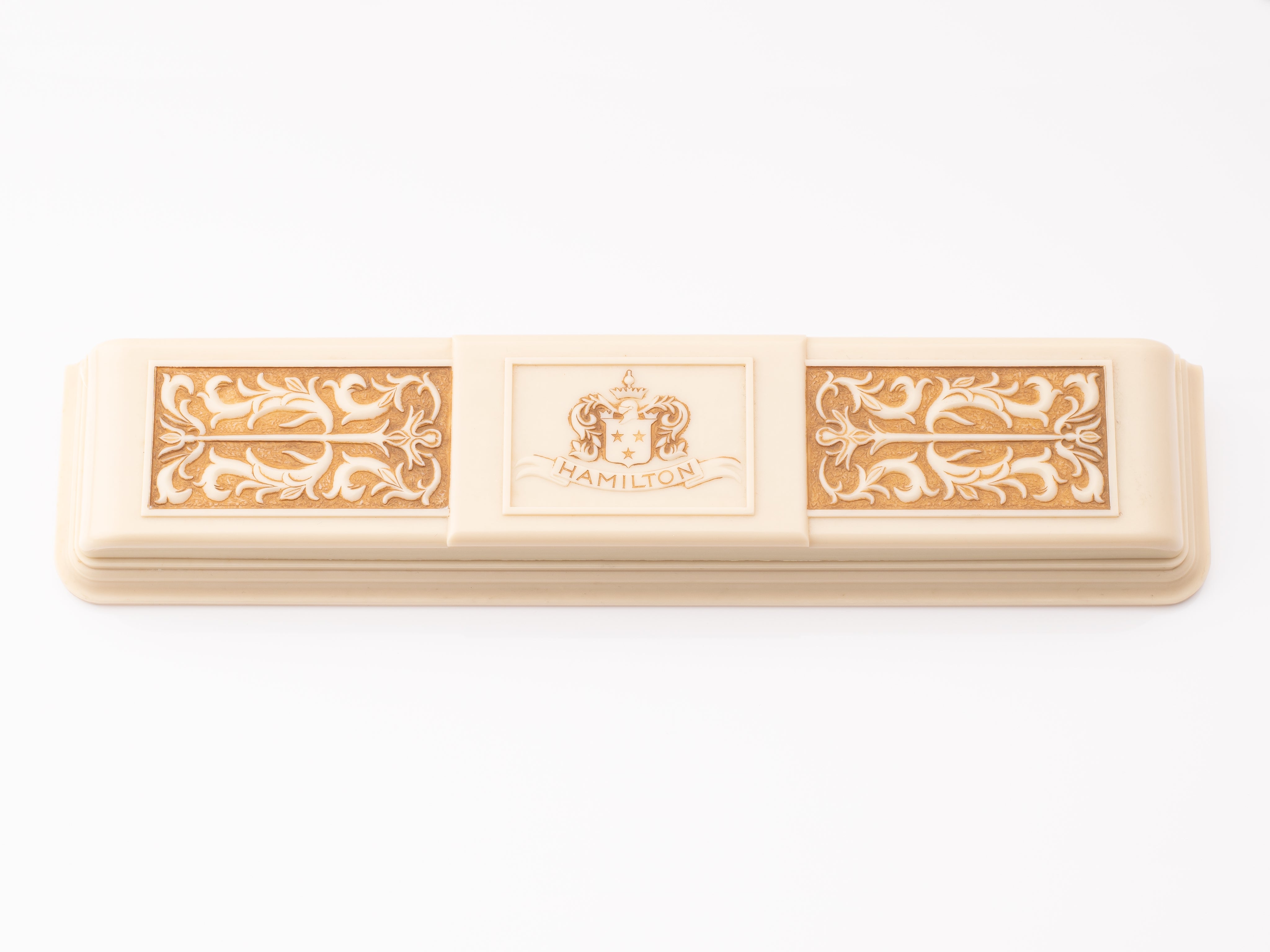 Hamilton Long Flat Celluloid Box Circa 1940s to 50s