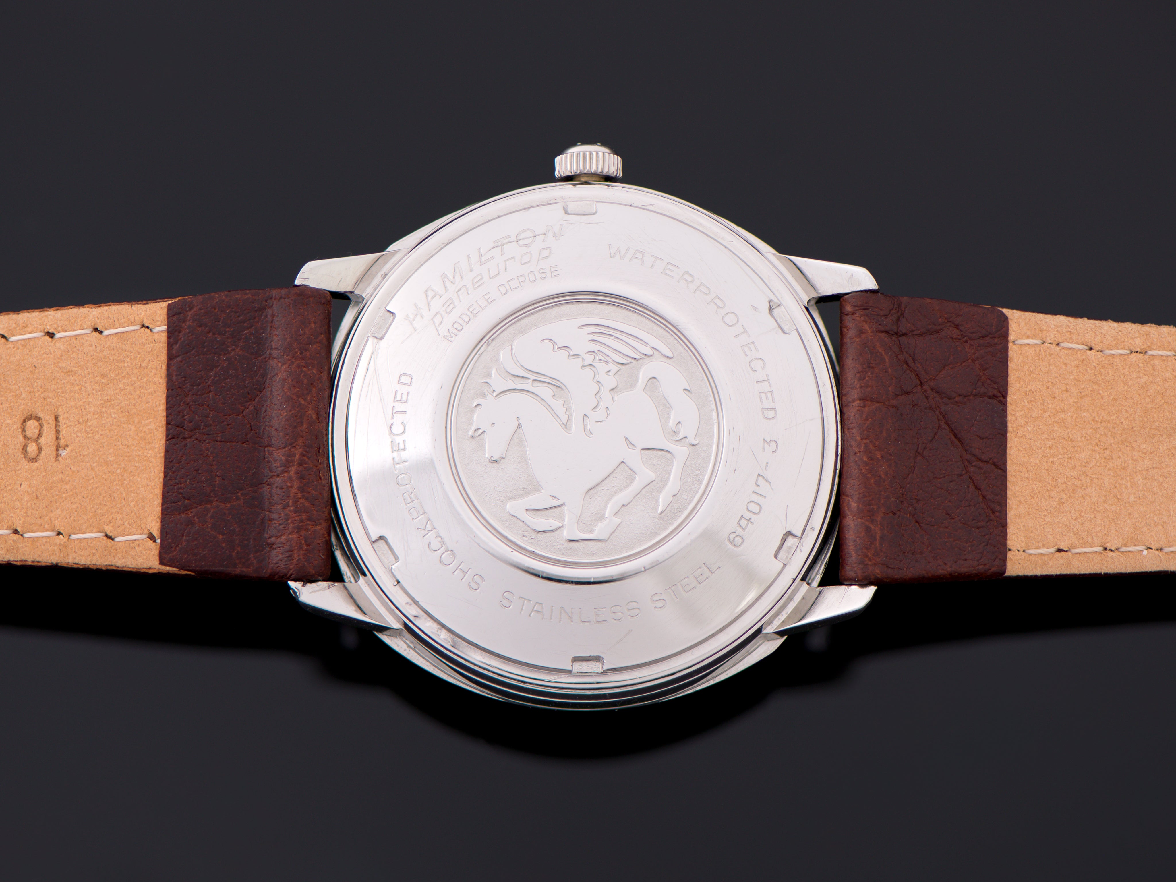 Hamilton Pan Europ Dateline A-579 Automatic Watch Circa 1964