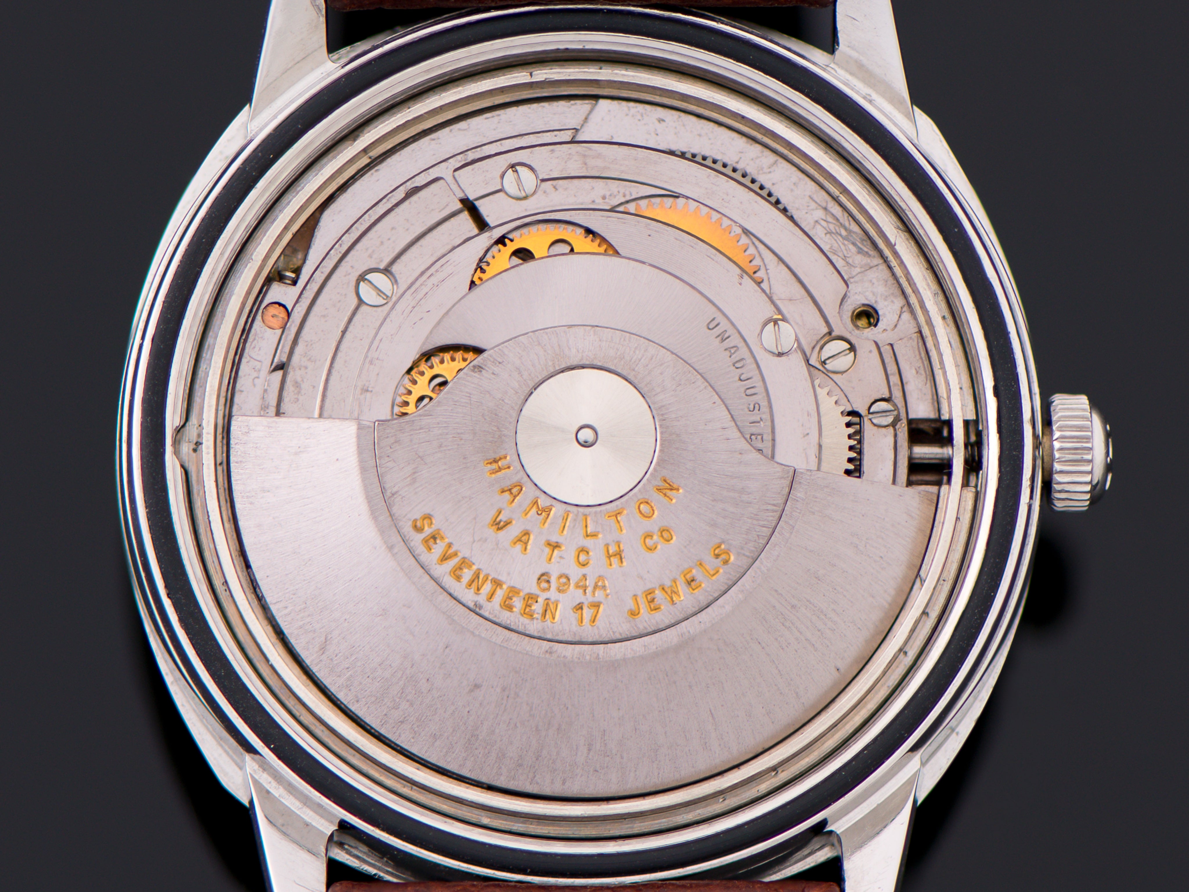 Hamilton Pan Europ Dateline A-579 Automatic Watch Circa 1964