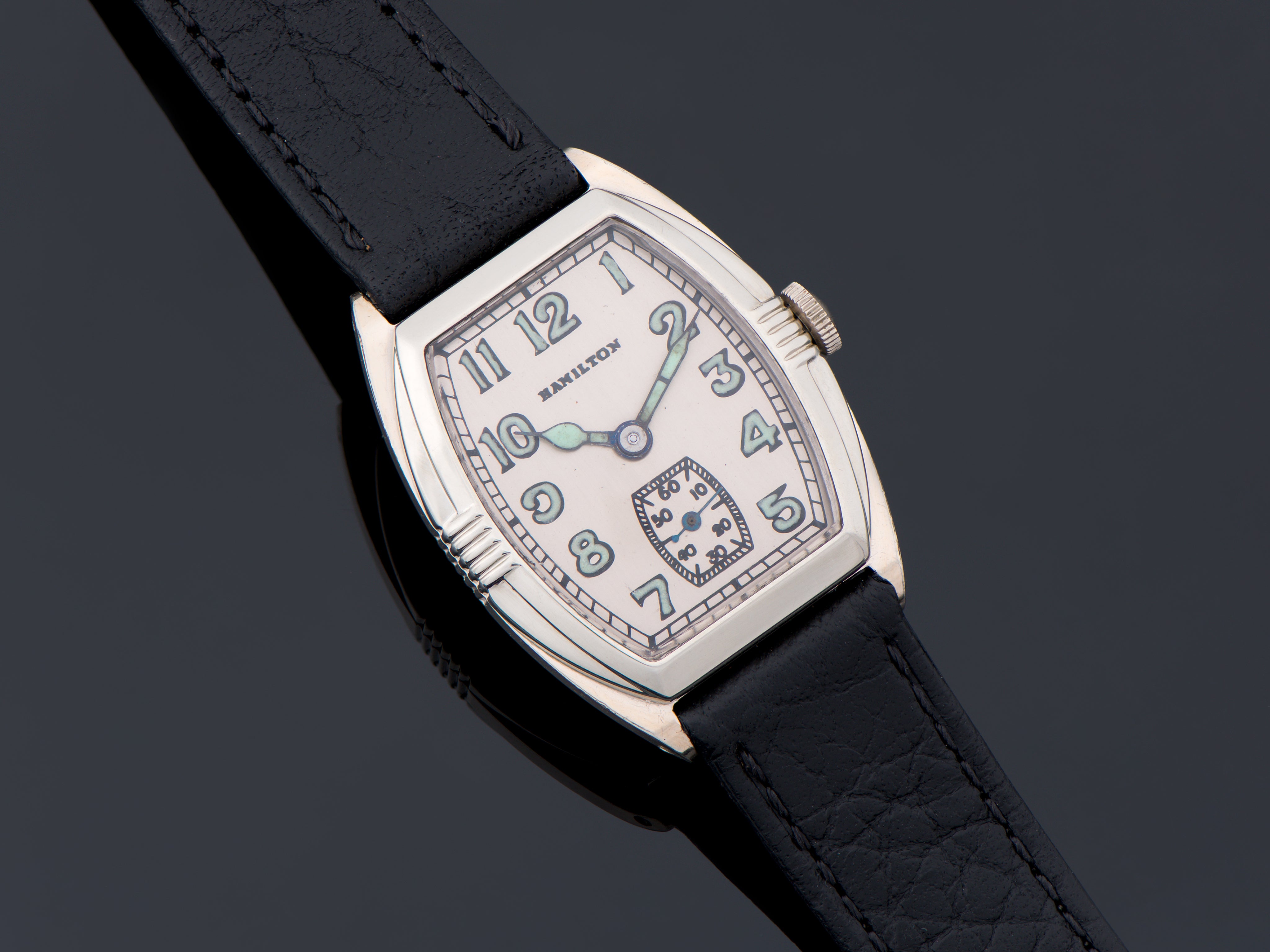 Hamilton Perry White Gold Filled Watch