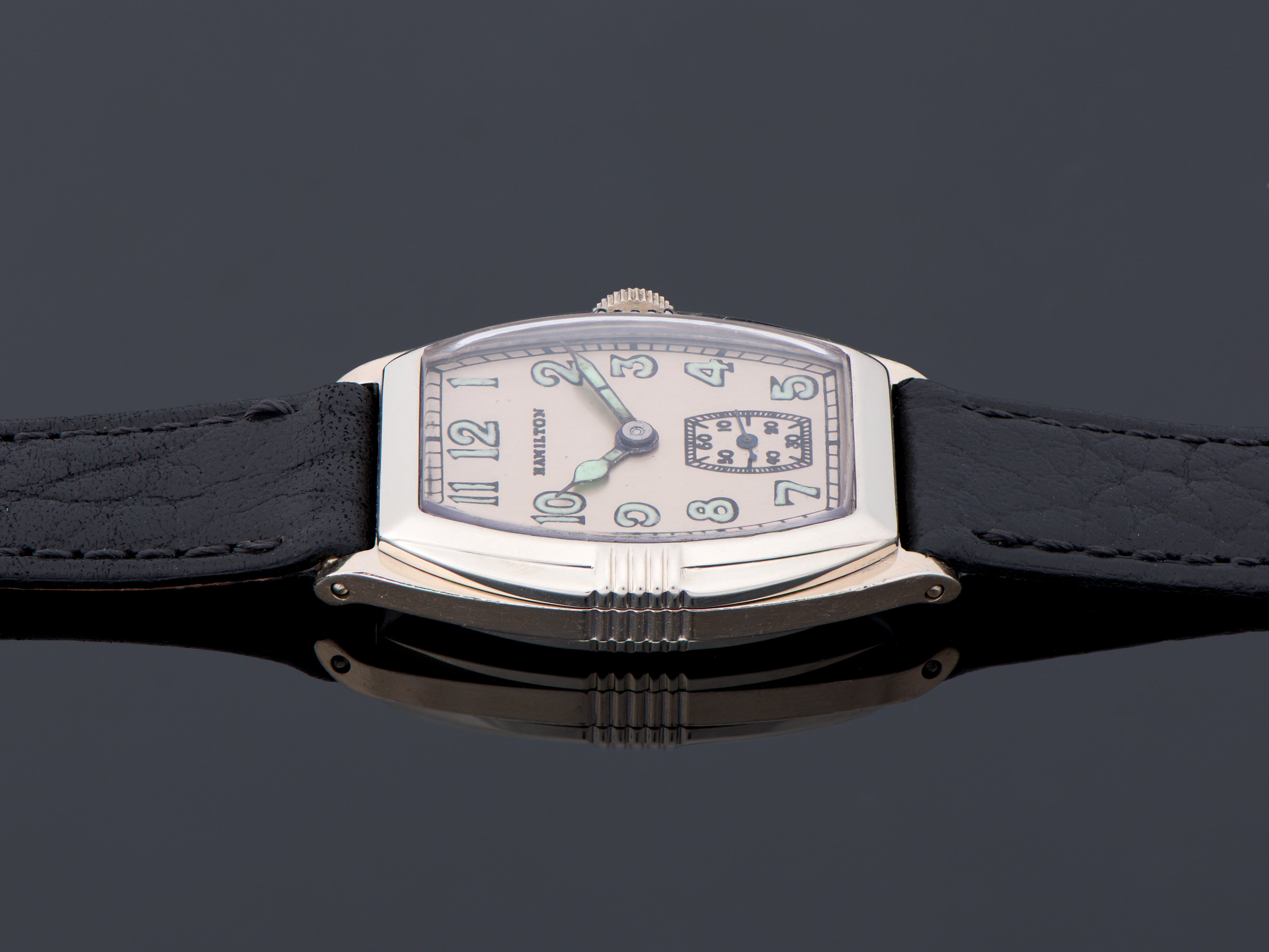 Hamilton Perry White Gold Filled Watch