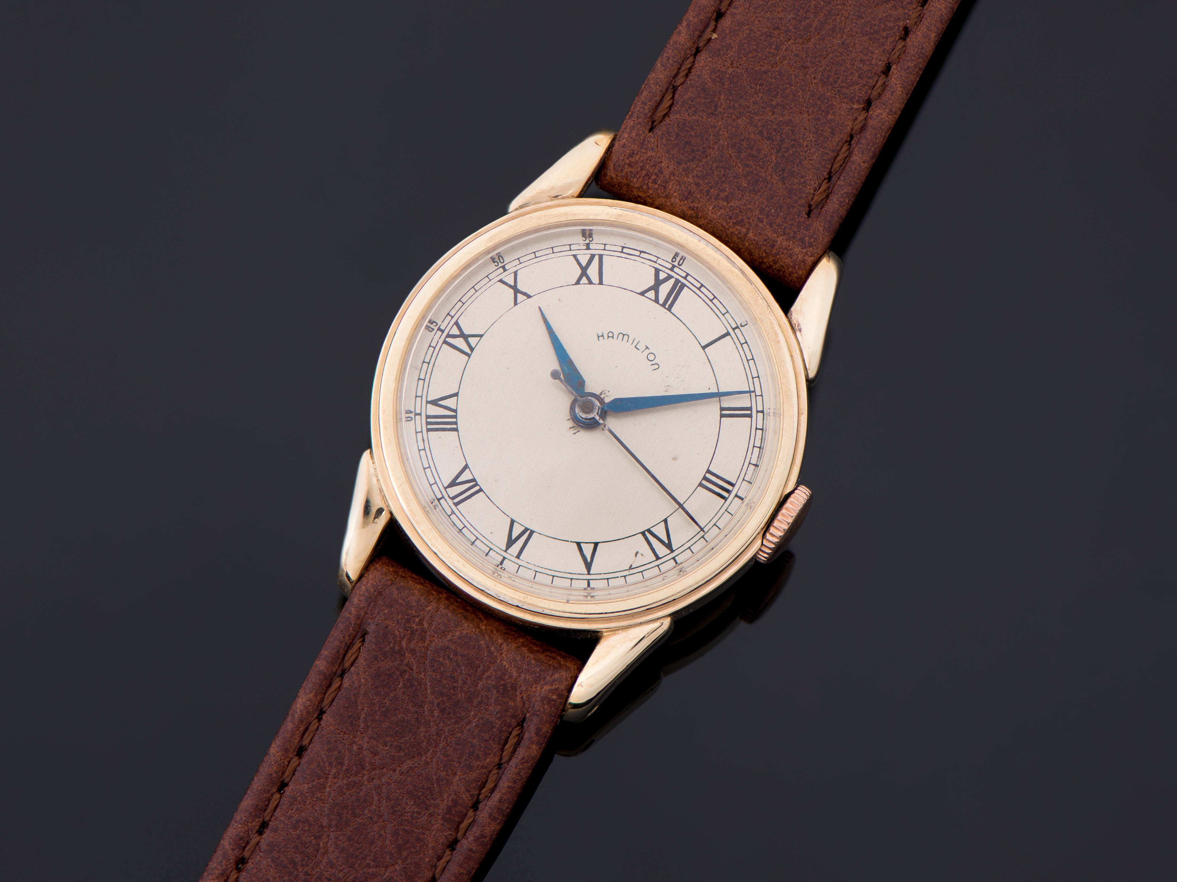 Hamilton Sentinel Hacking 10K Gold Filled Watch