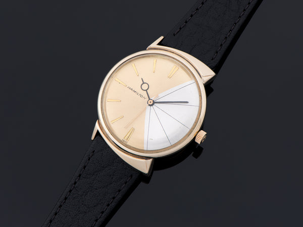 Hamilton T-403 "Shark" Yellow Gold Filled Thin-O-Matic Watch