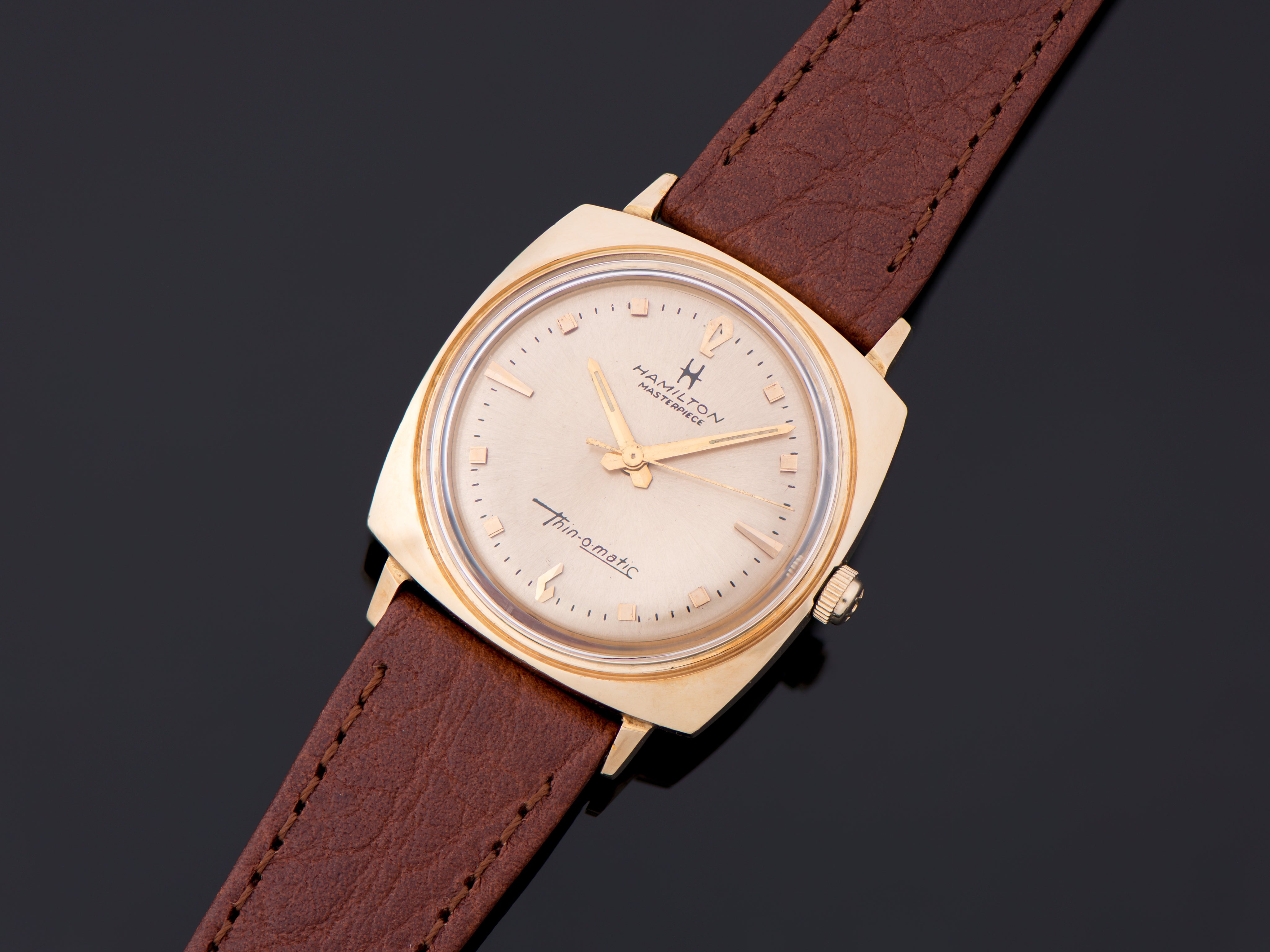 Hamilton T-412 Yellow Gold Filled Thin-O-Matic Watch
