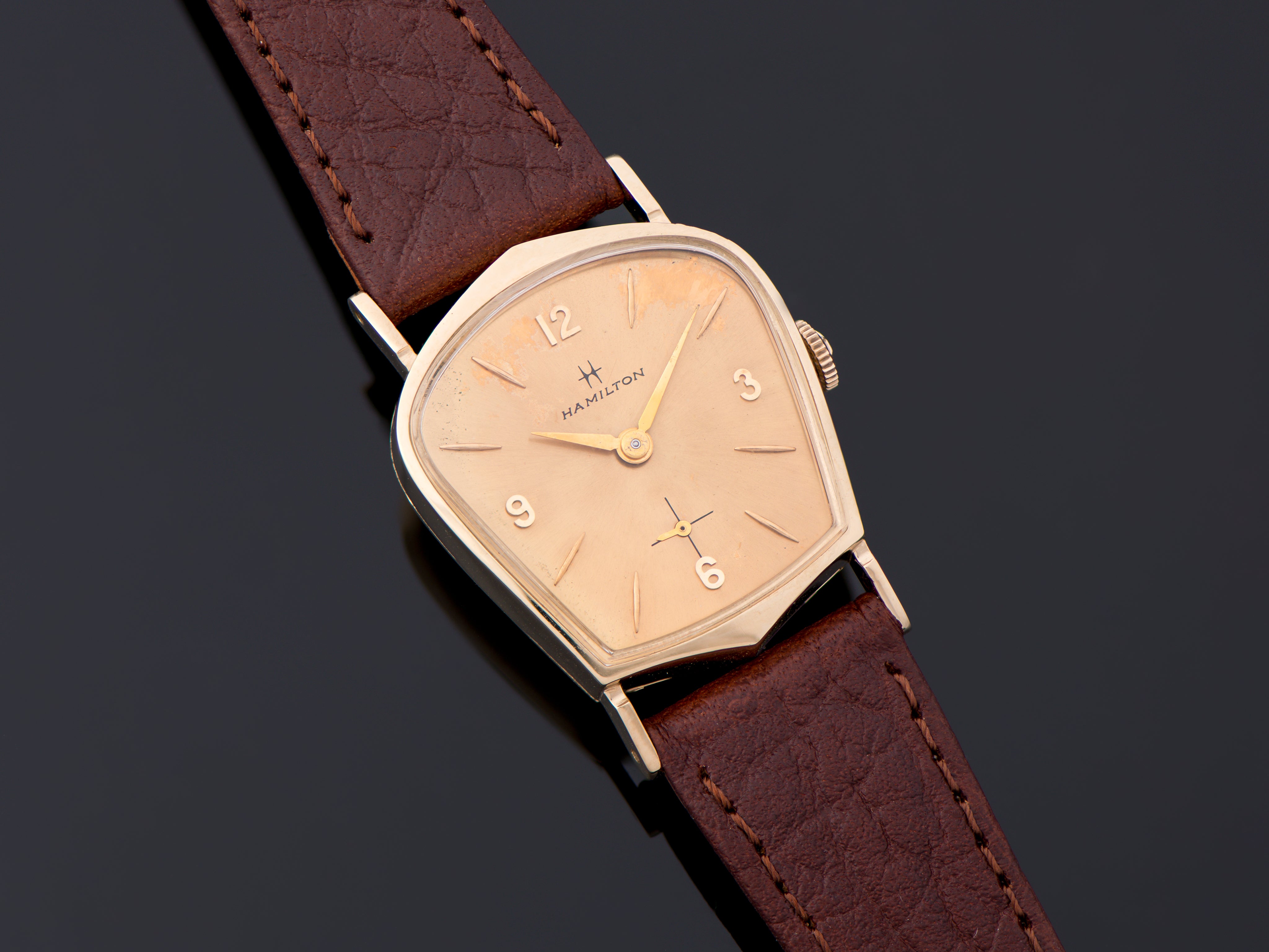 Hamilton Valiant Asymmetric Champagne Dial Watch