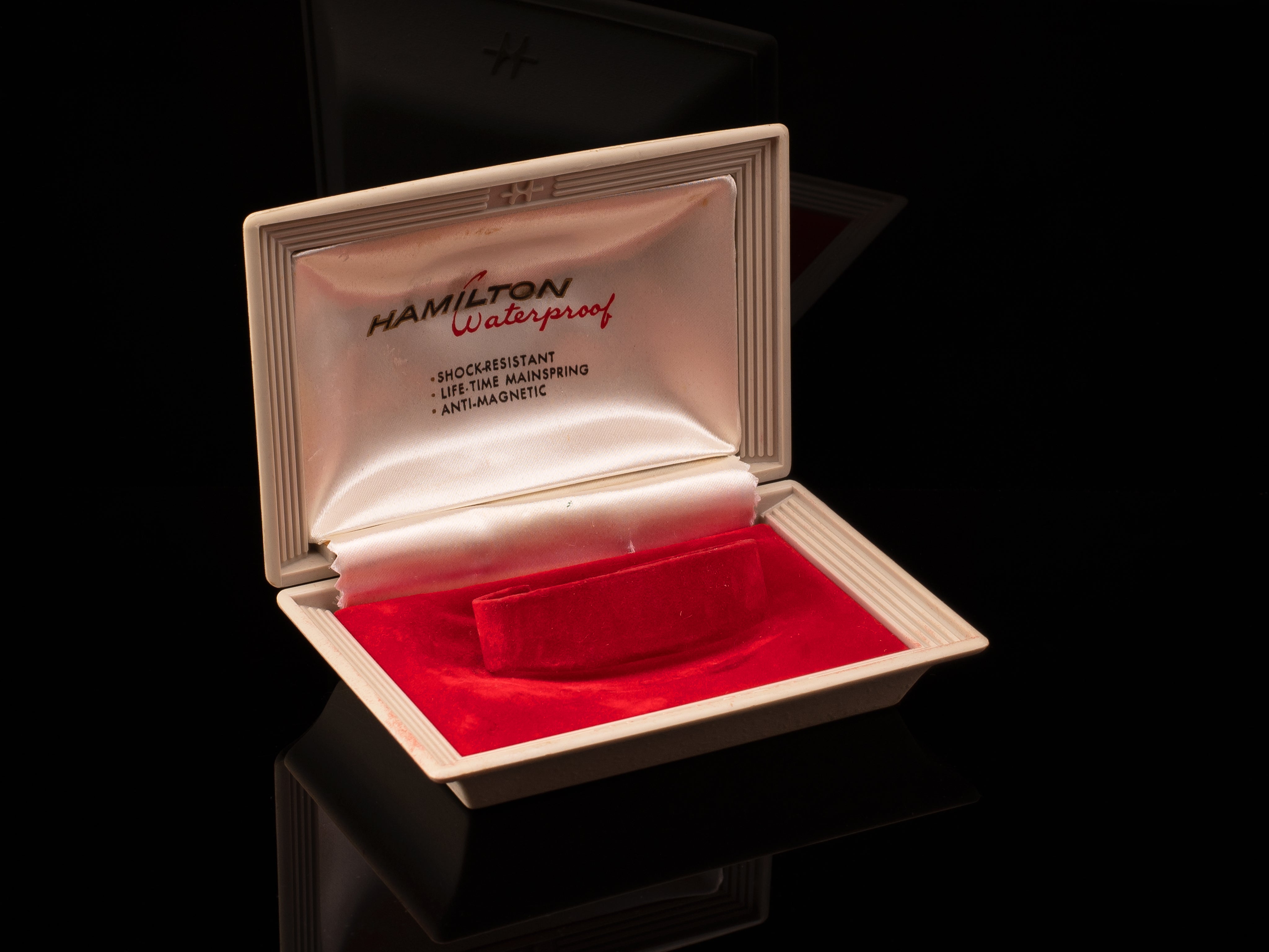 Hamilton Clamshell Watch Box for Medallion 22 Jewel Watch