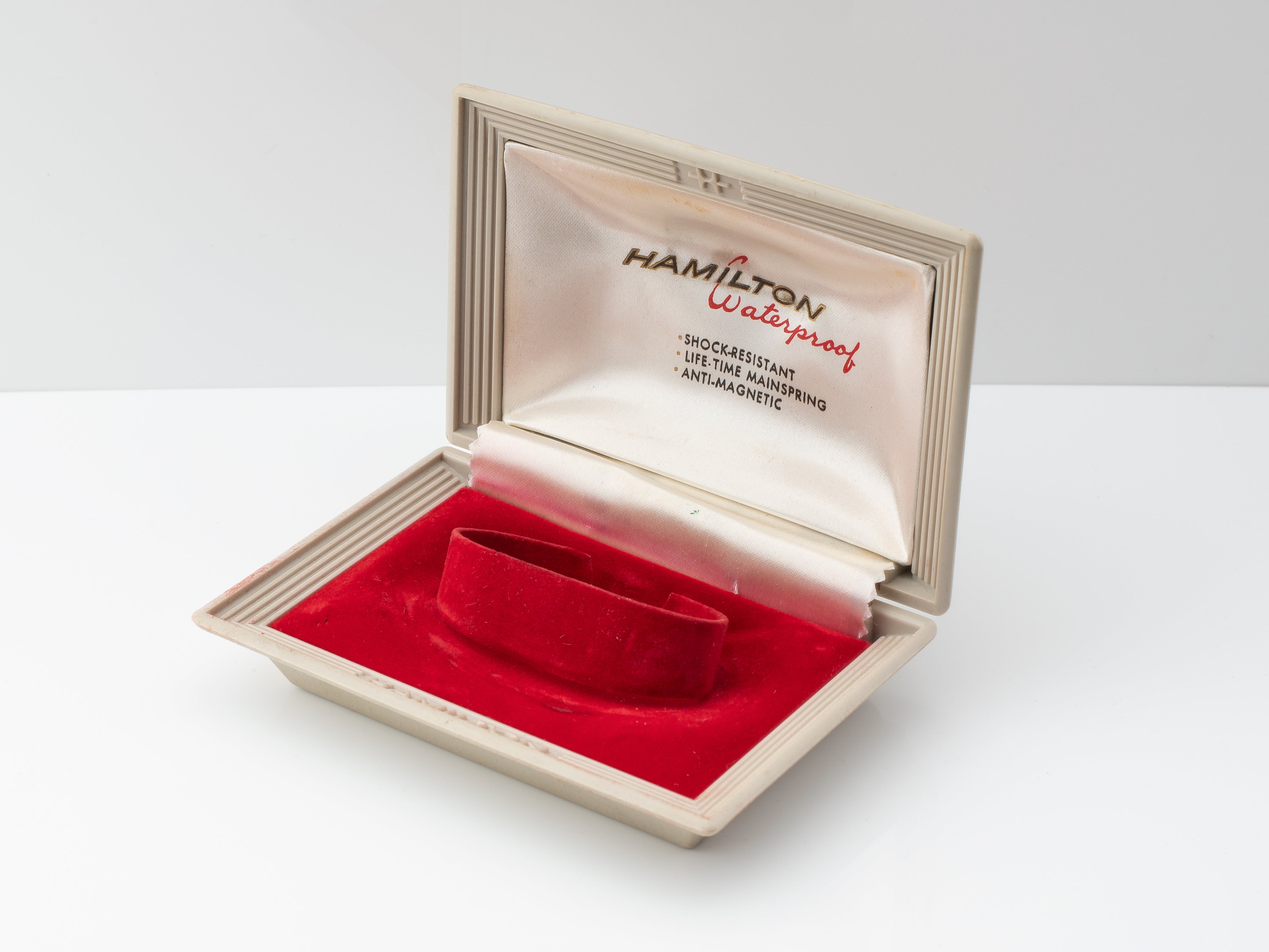 Hamilton Clamshell Watch Box for Medallion 22 Jewel Watch