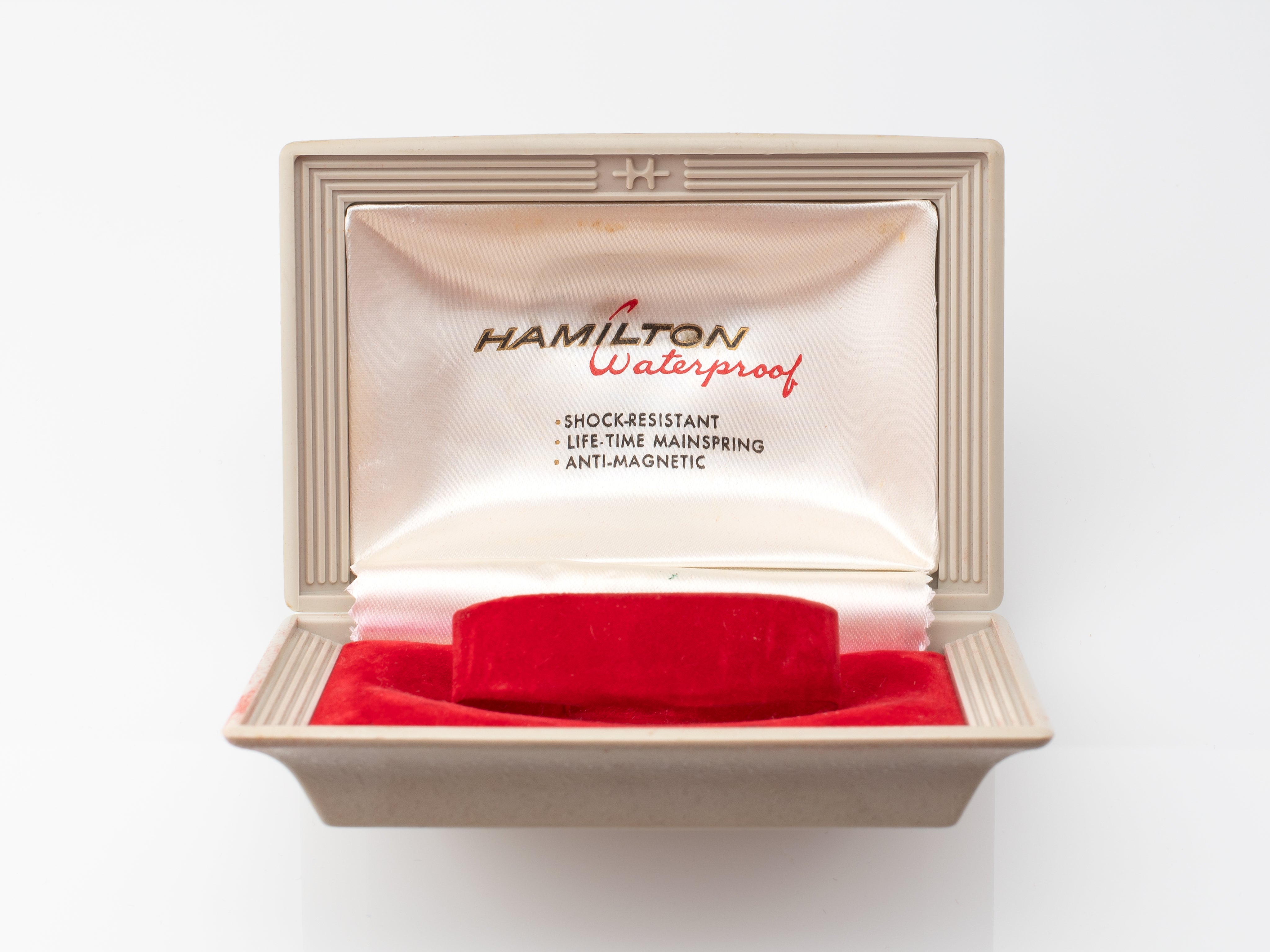Hamilton Clamshell Watch Box for Medallion 22 Jewel Watch