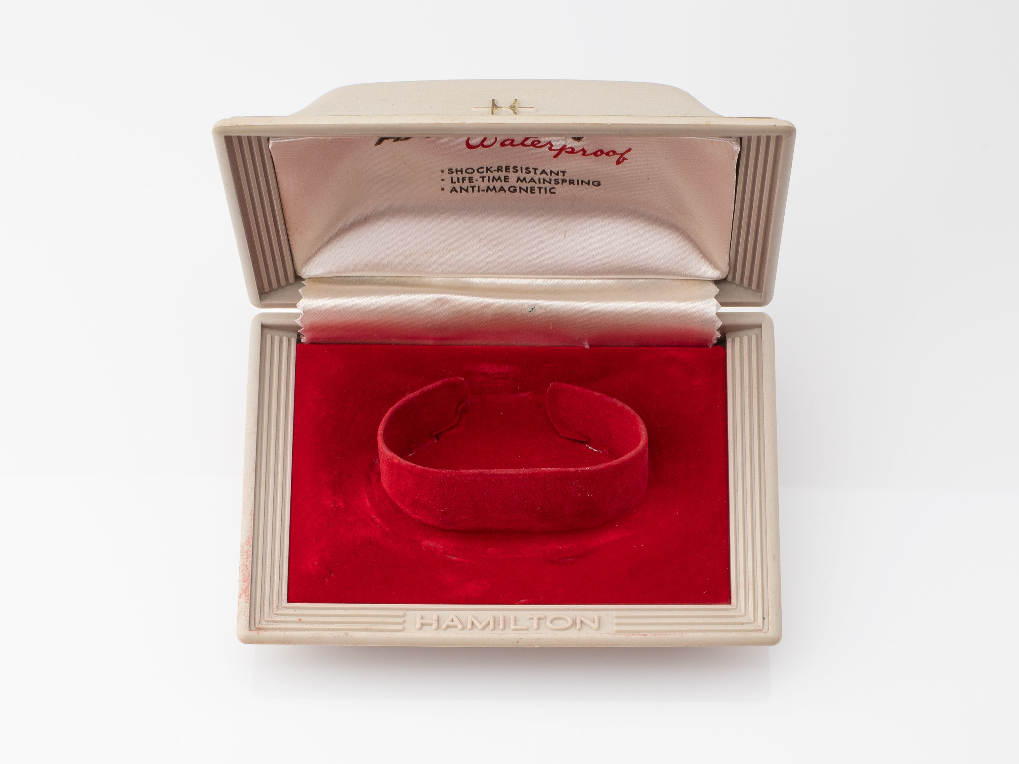 Hamilton Clamshell Watch Box for Medallion 22 Jewel Watch