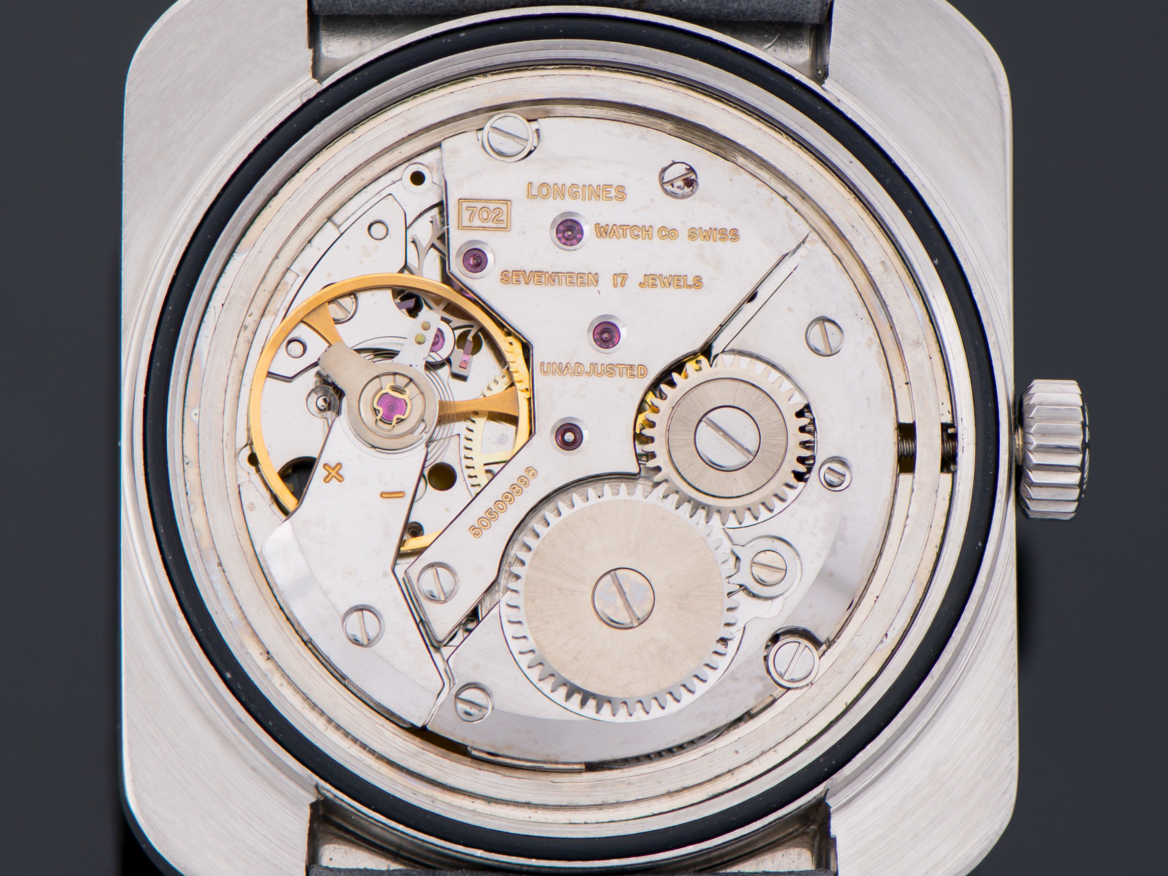 Longines Comet Mystery Dial Watch Yellow Dial