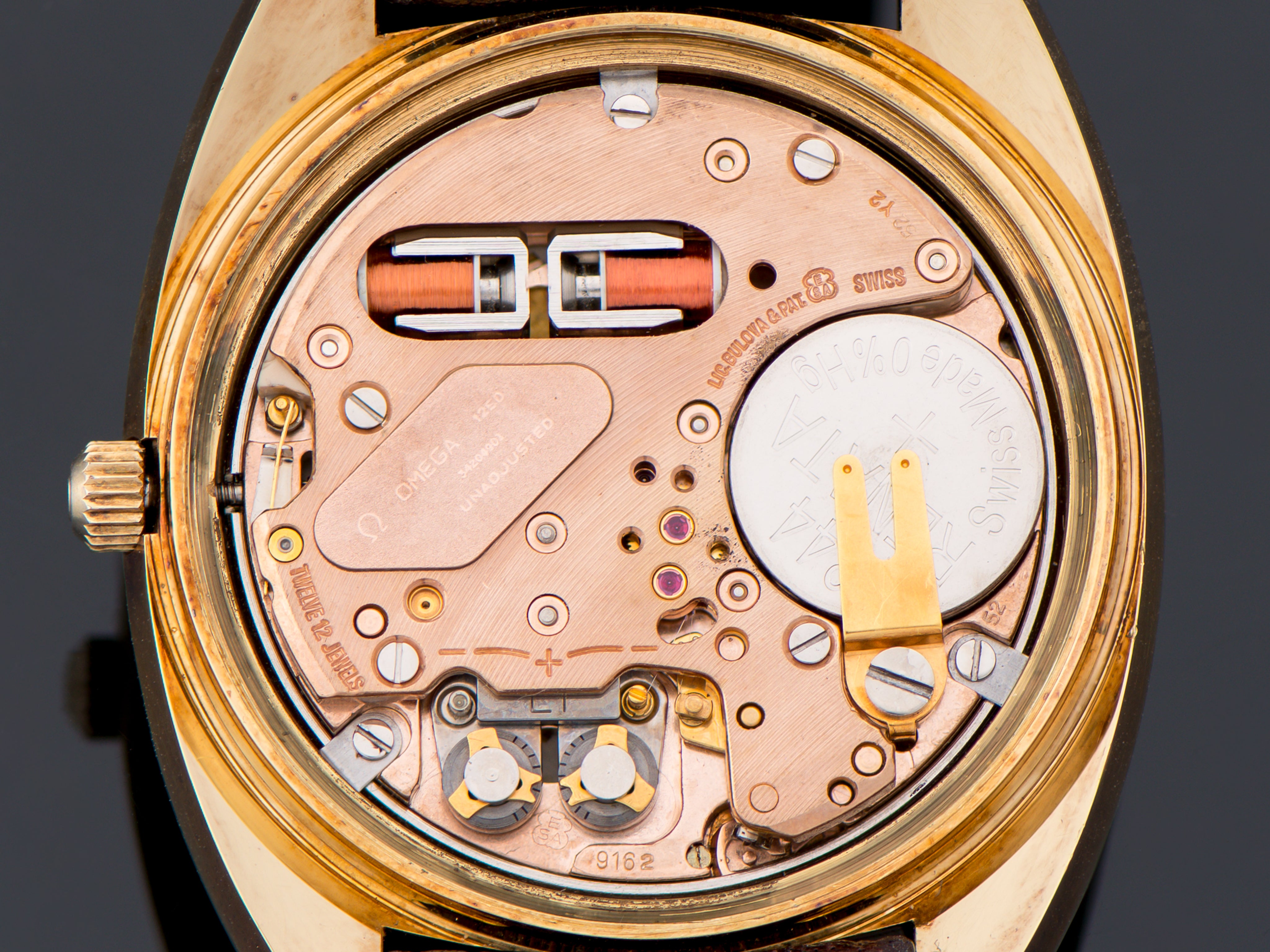 Omega Chronometer f300 Tuning Fork Watch ESA 9162