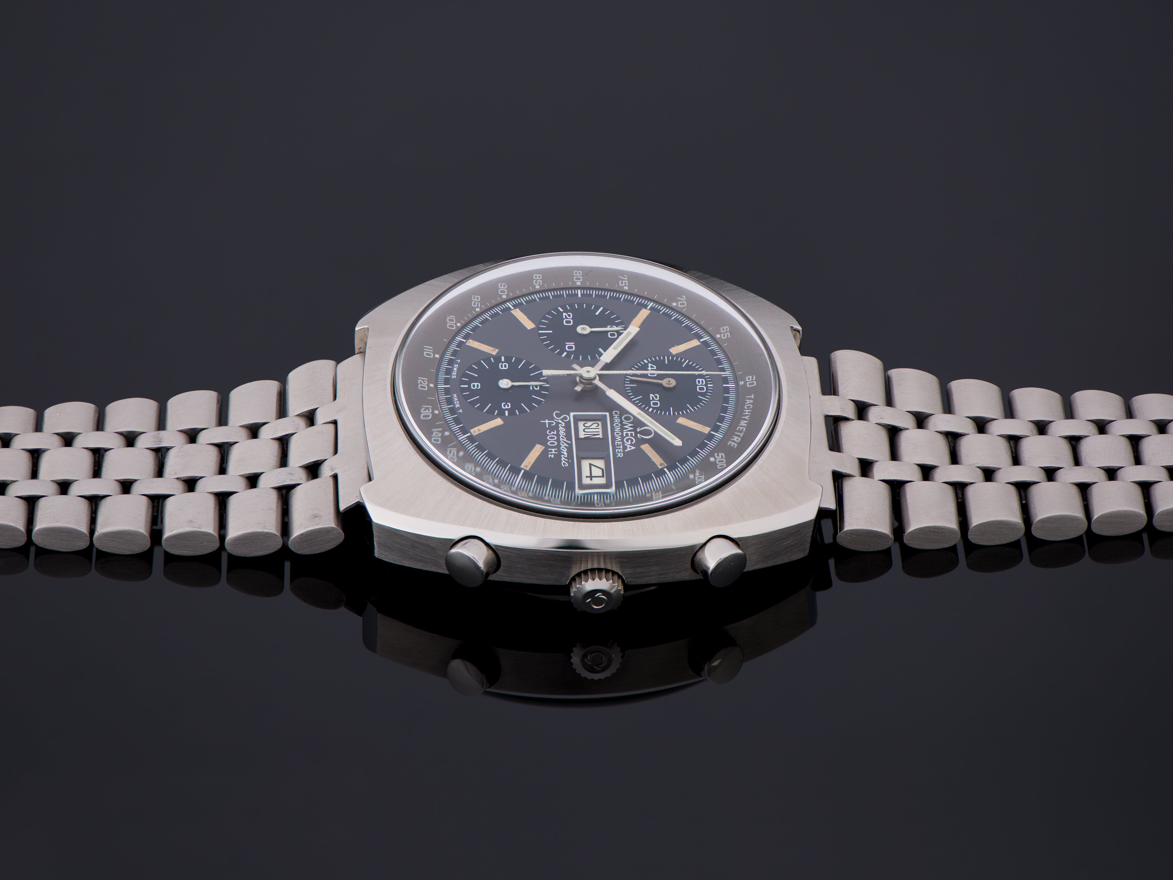 Omega Speedsonic f300 Tuning Fork ESA9210 Chronograph Watch & Original ...