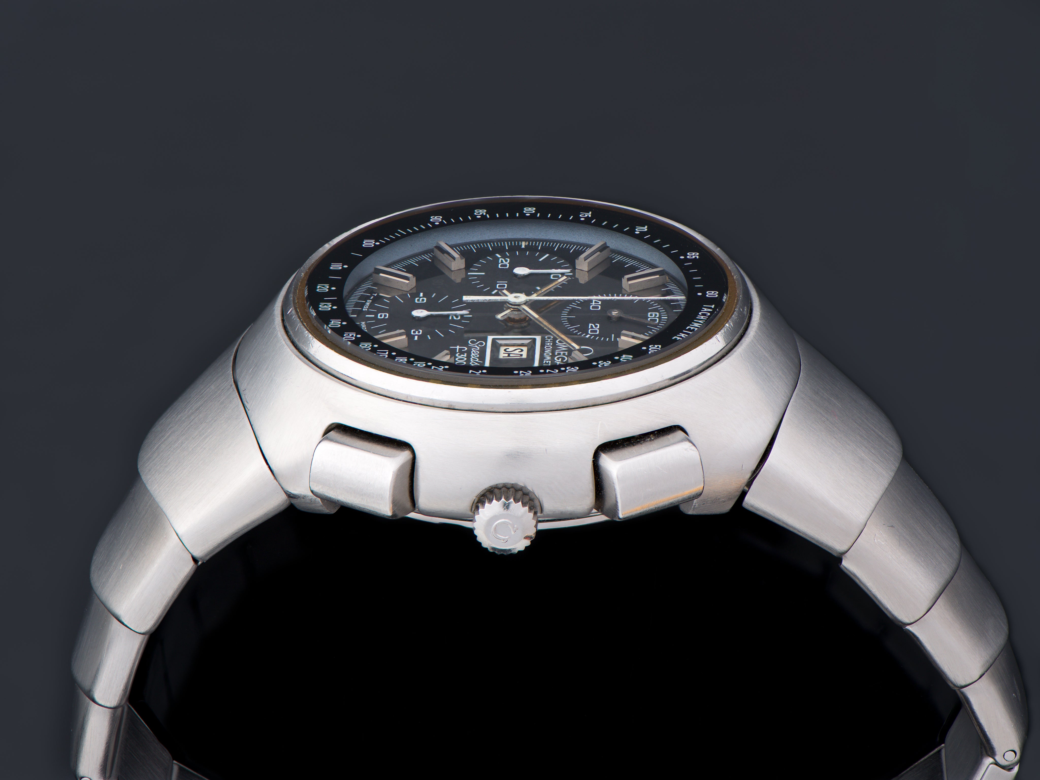 Omega Speedsonic "Lobster" f300 Tuning Fork ESA9210 Chronograph Watch