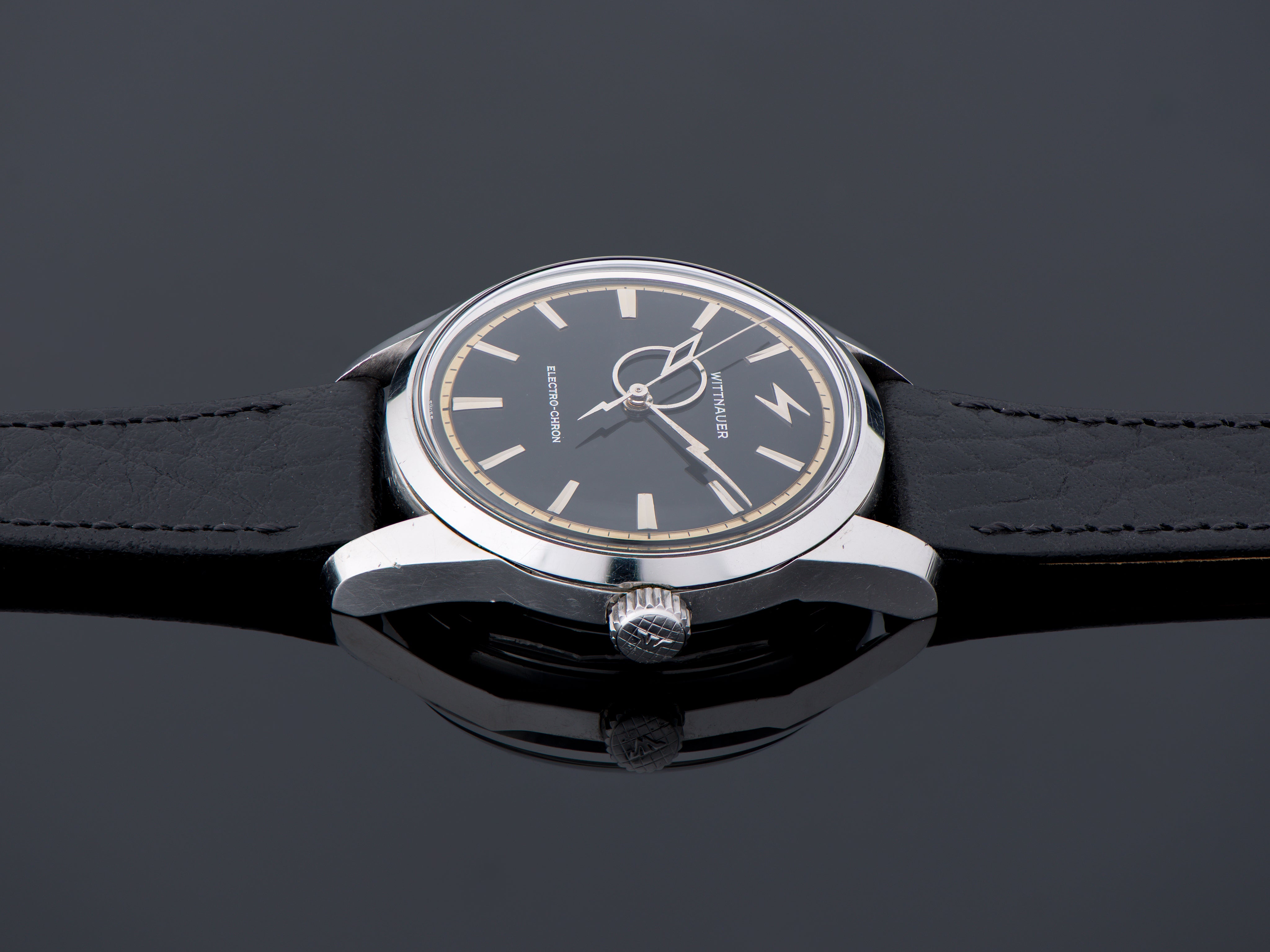 Wittnauer Electro-Chron 4750 Black Dial Watch