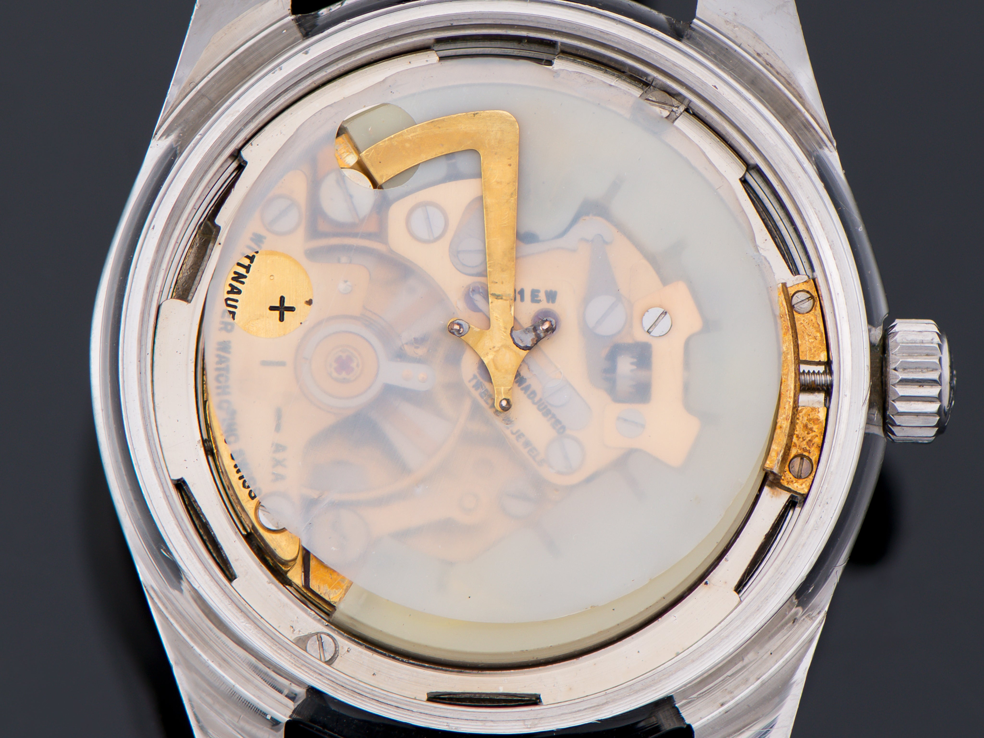 Wittnauer Electro-Chron 4750 Black Dial Watch