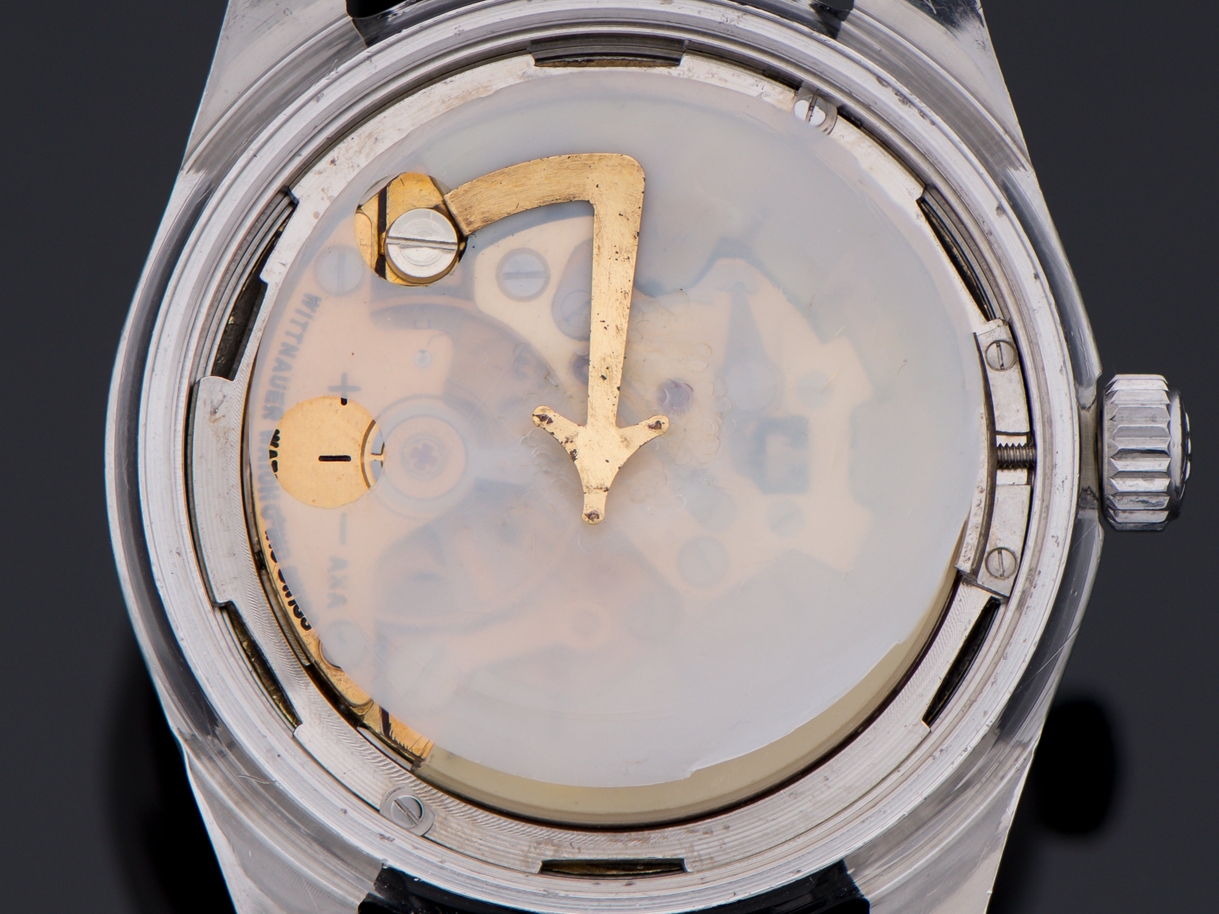 Wittnauer Electro-Chron 4750 Black Dial Watch