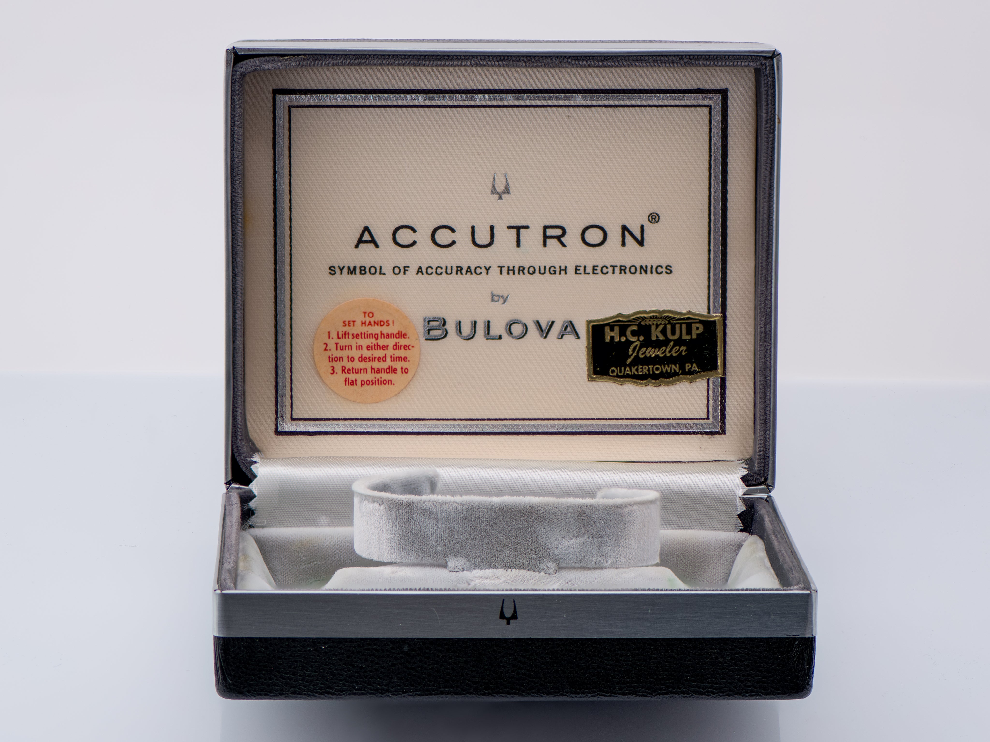 Bulova Accutron Inner and Outer Box
