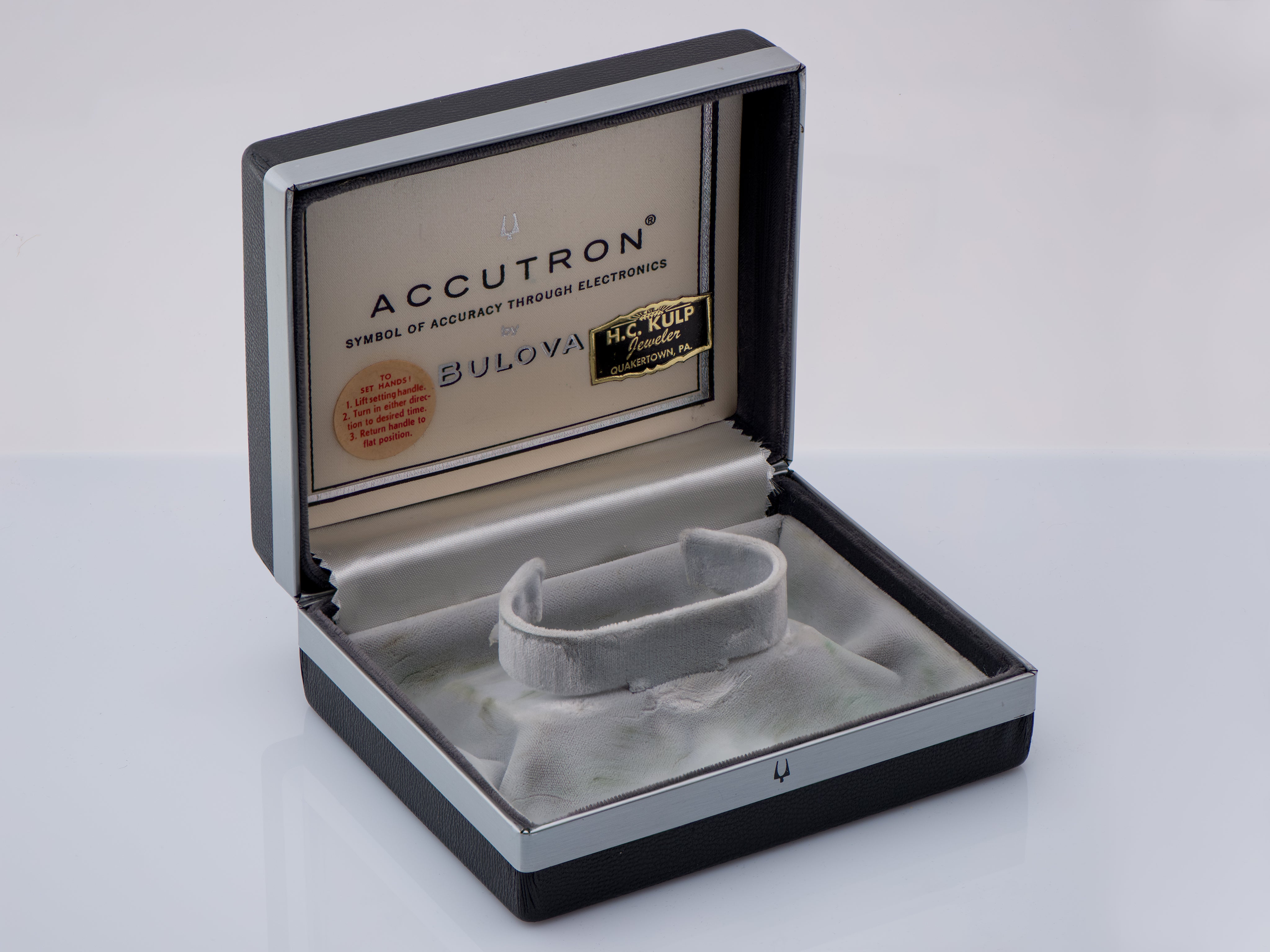 Bulova Accutron Inner and Outer Box