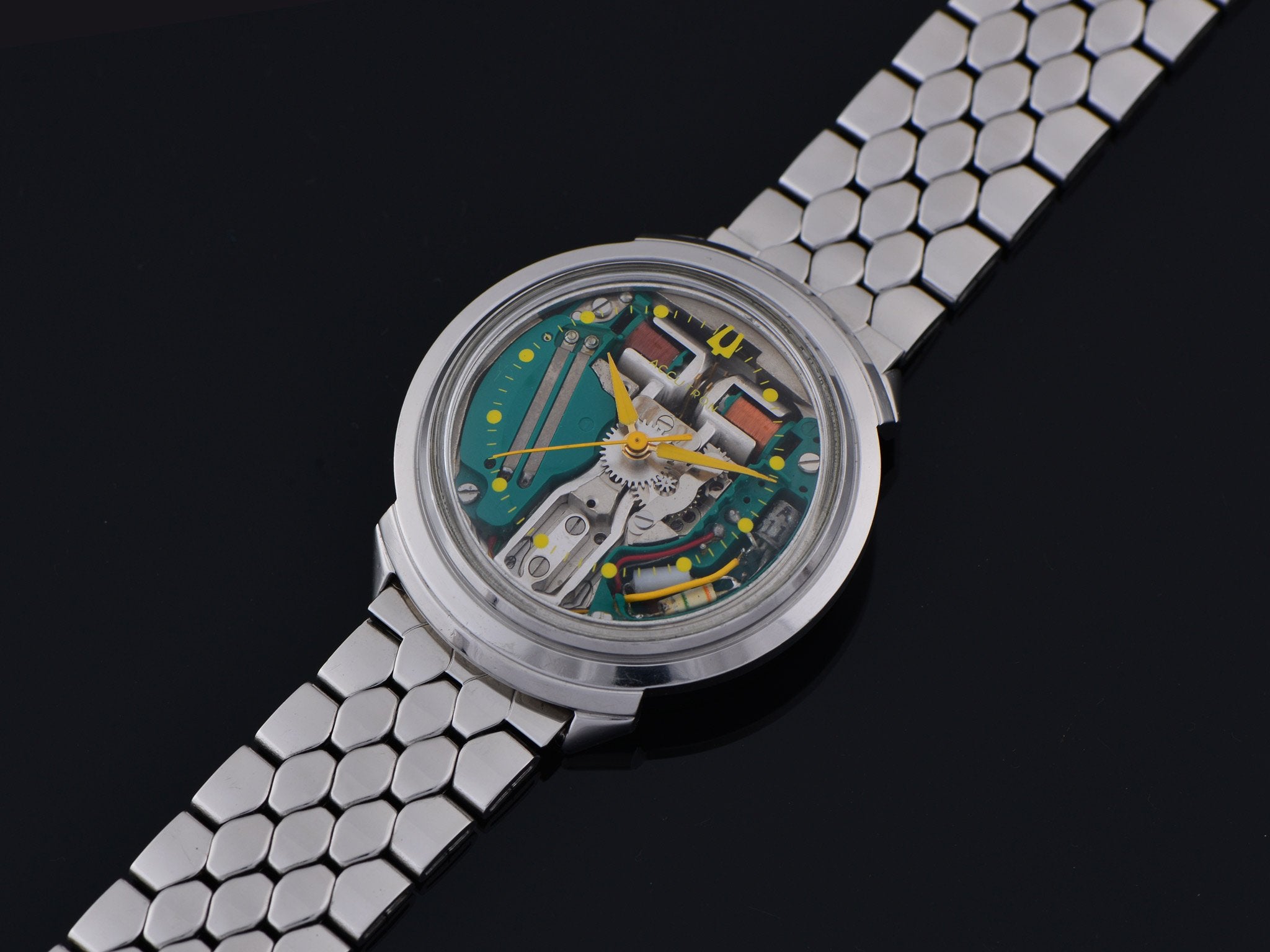Bulova Accutron Spaceview "B" Stainless Steel Watch | Unwind In Time
