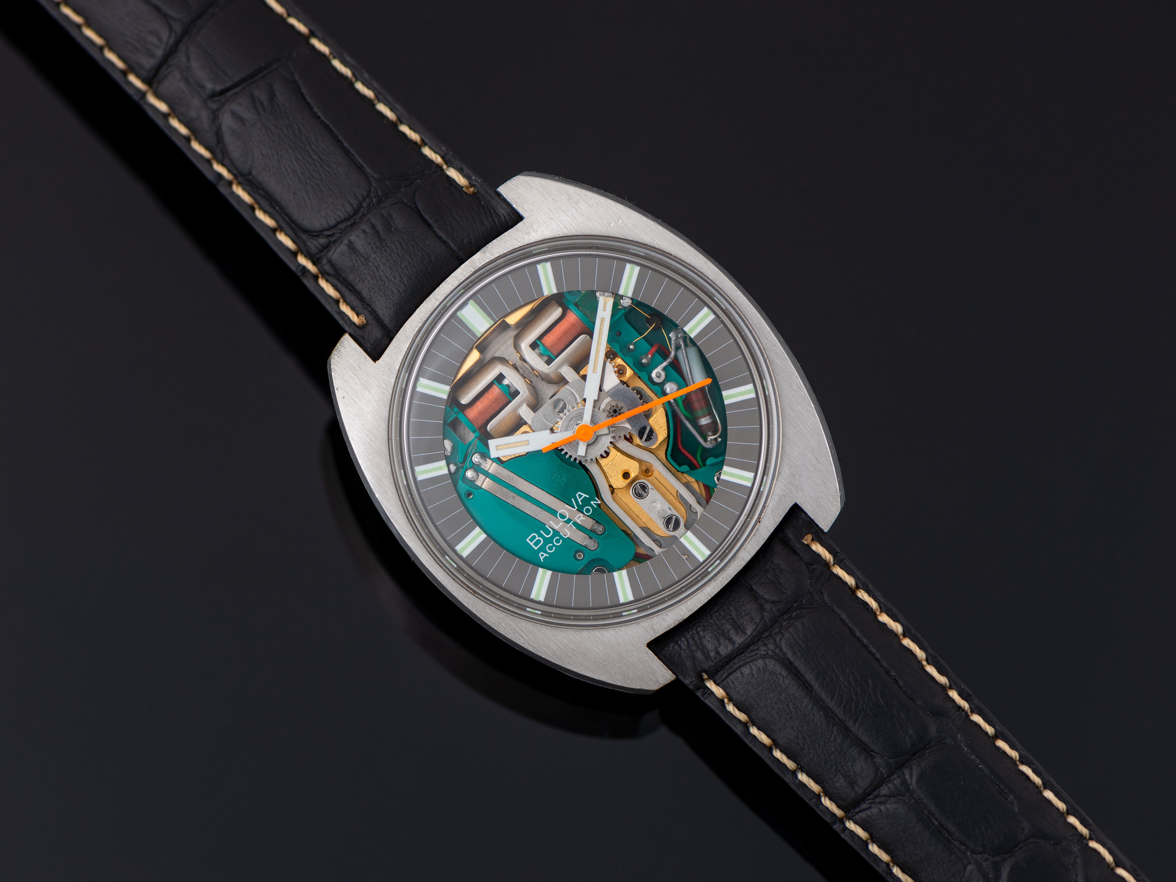 Bulova Accutron Spaceview "T" Stainless Steel Watch | Unwind In Time