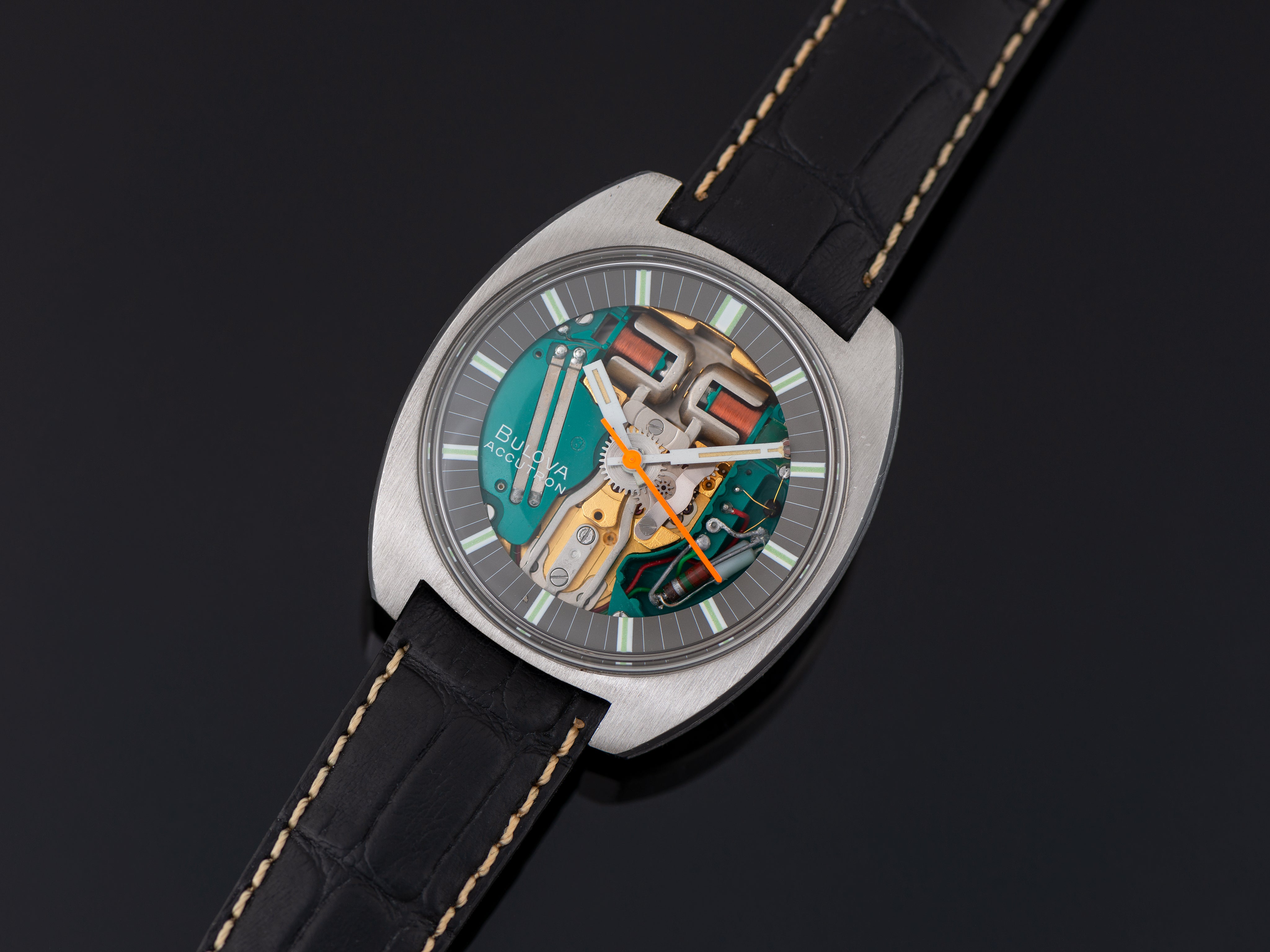 Bulova Accutron Spaceview "T" Stainless Steel Watch | Unwind In Time