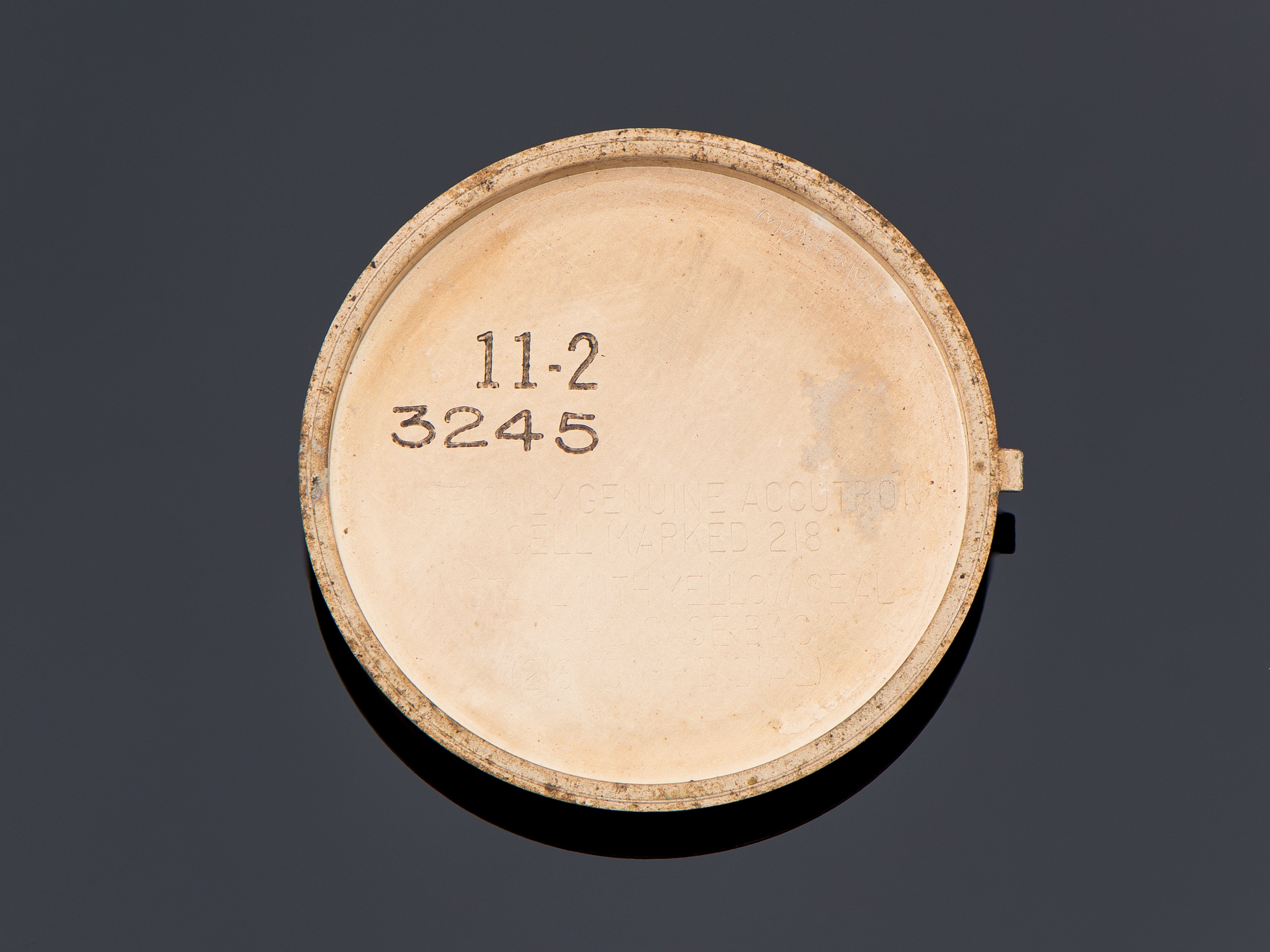 Bulova Accutron Woody 2182 Watch With Original Bracelet