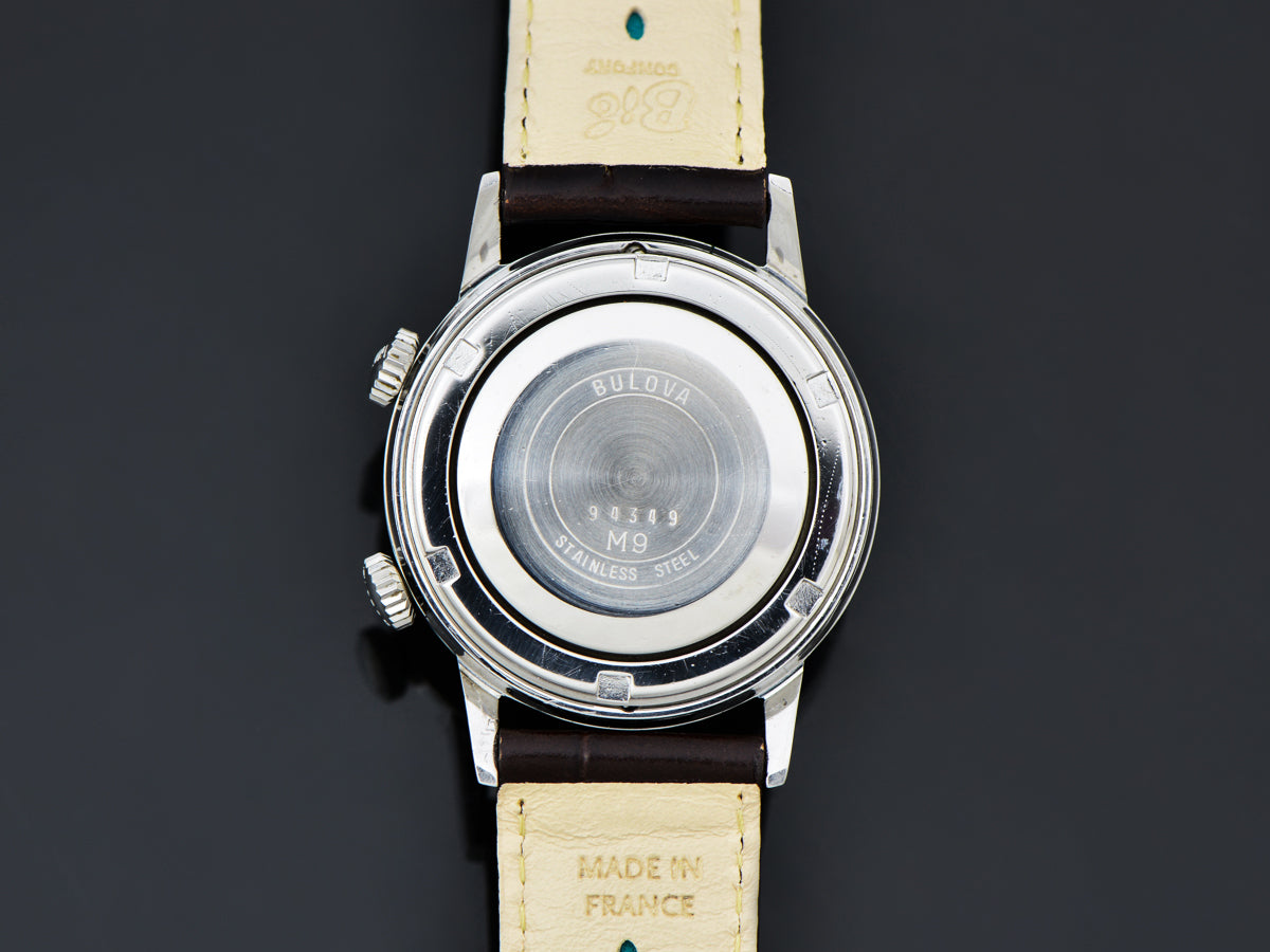 Bulova Stainless Steel Wrist Alarm Watch | Unwind In Time