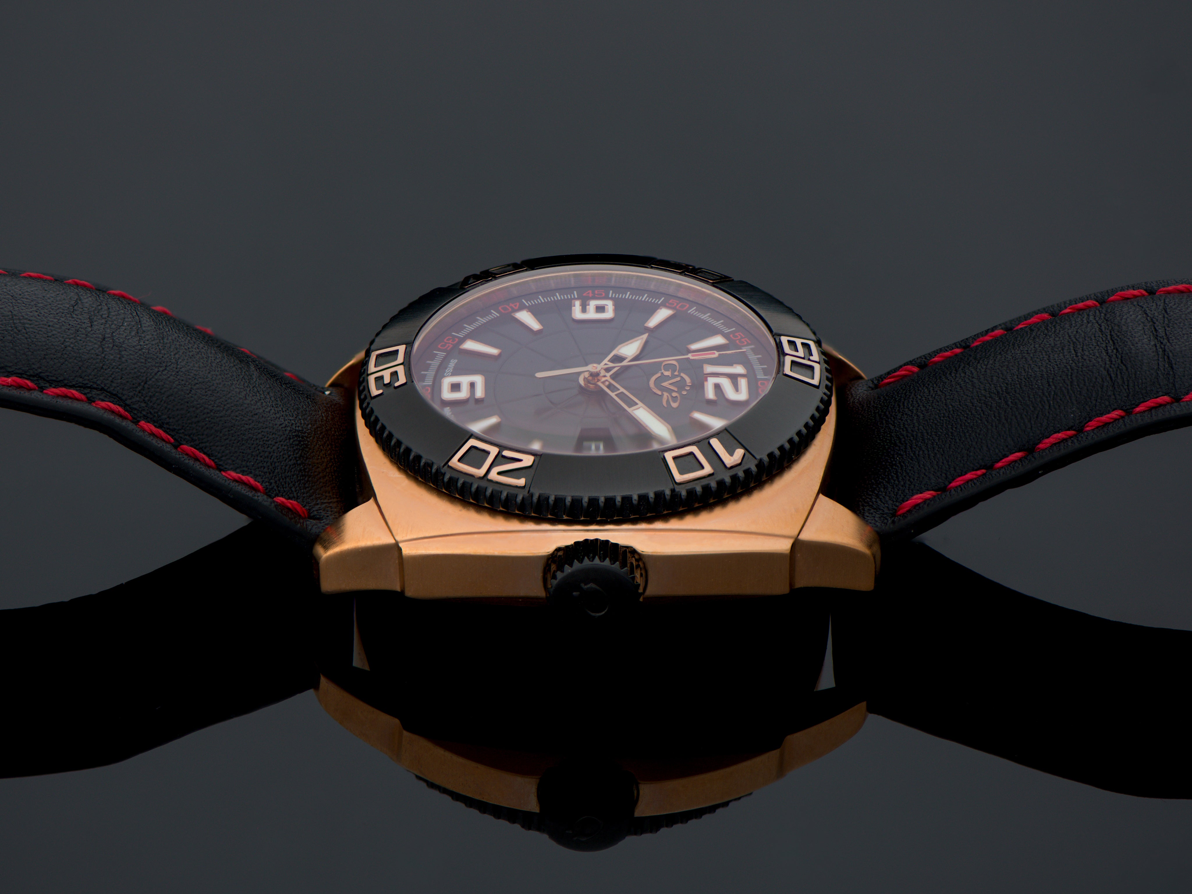 Gevril Hercules Watch ESA 9158 Dynotron Electronic Movement