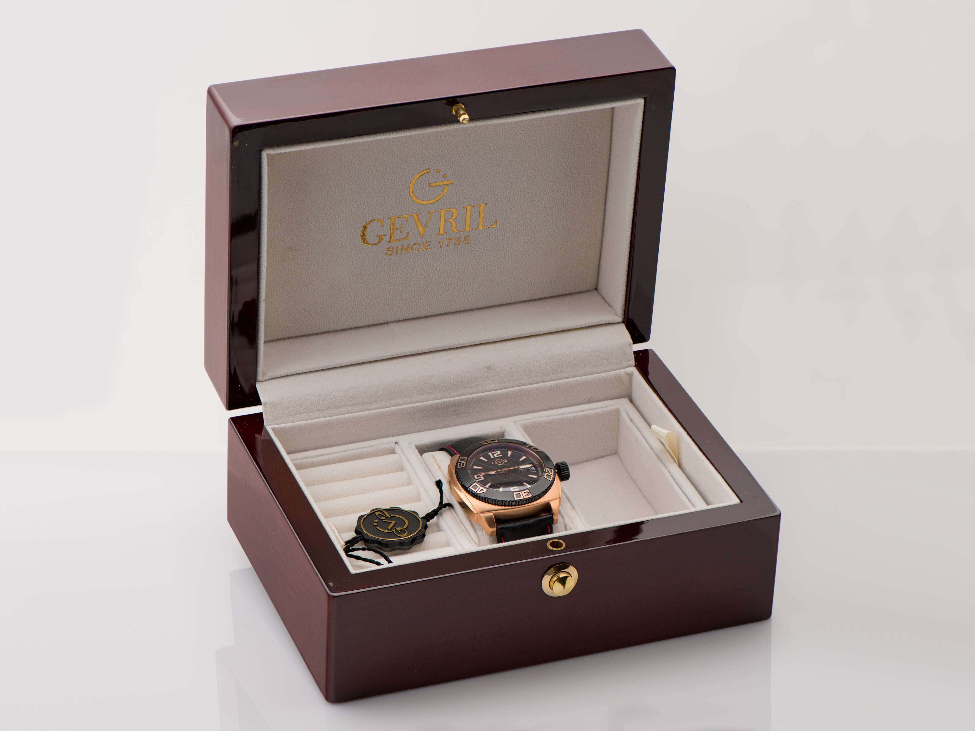 Gevril Hercules Watch ESA 9158 Dynotron Electronic Movement