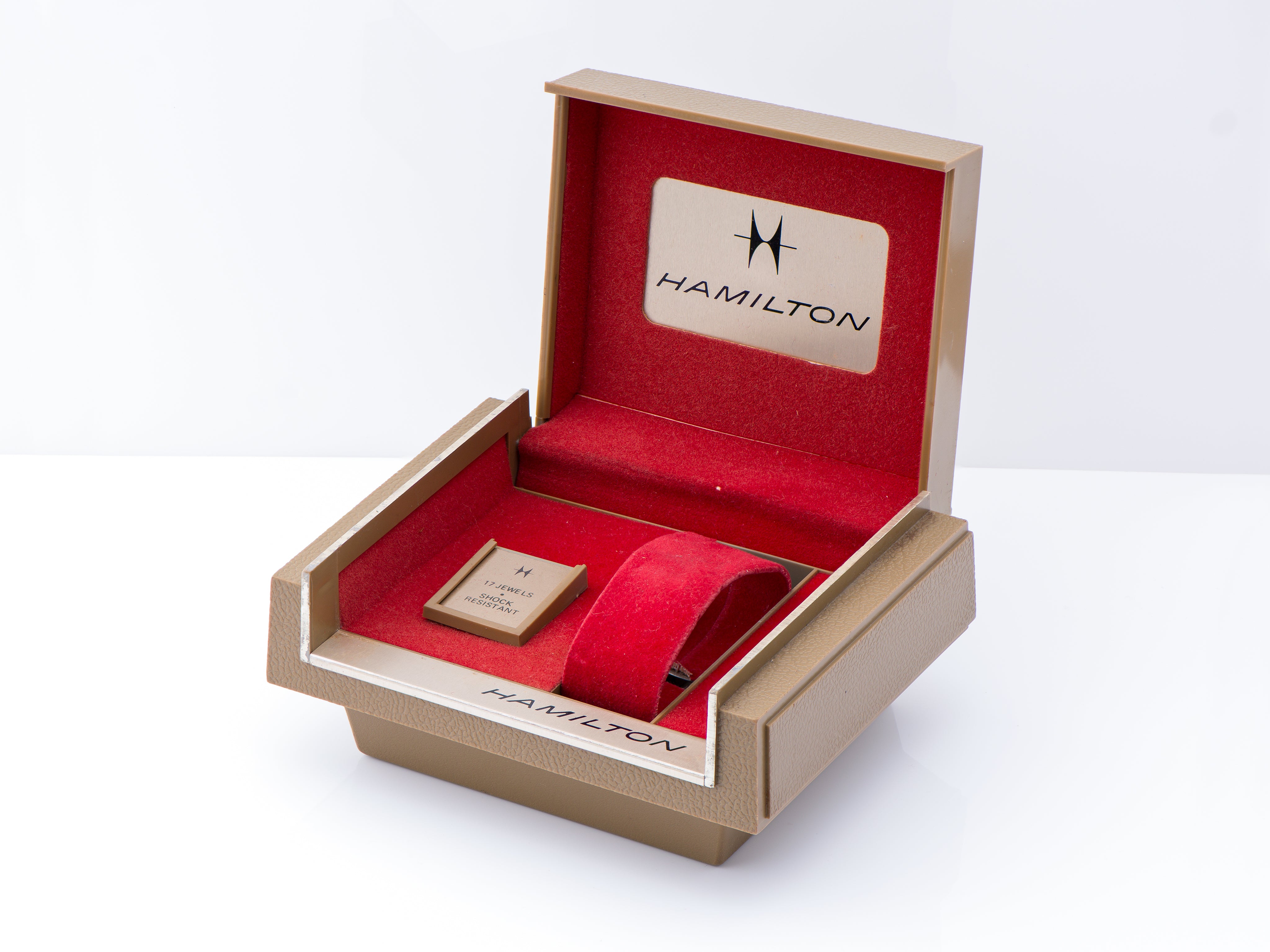 Hamilton Clamshell Watch Box for Medallion 22 Jewel Watch