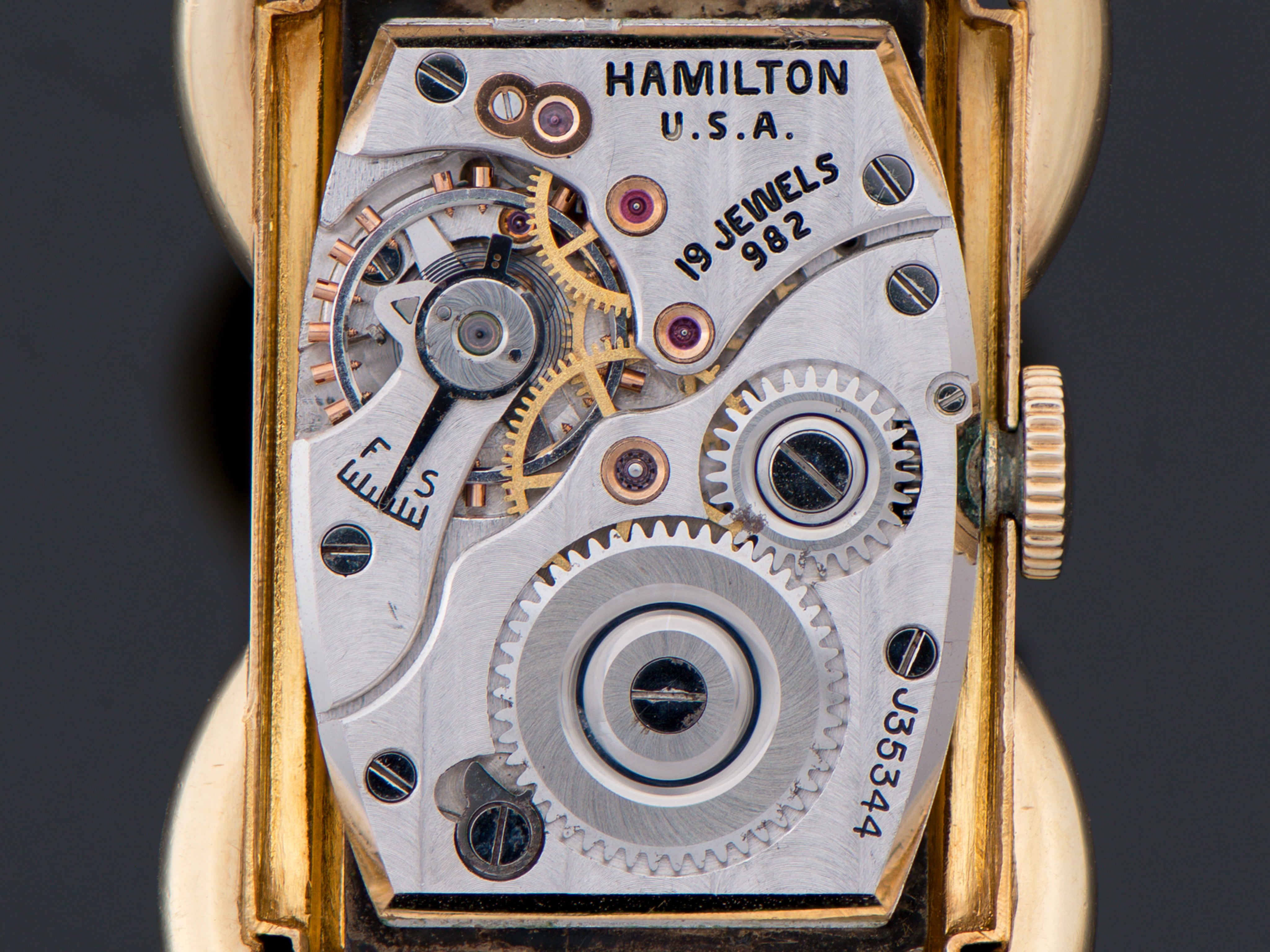 Hamilton Bentley 14K Yellow Gold Watch