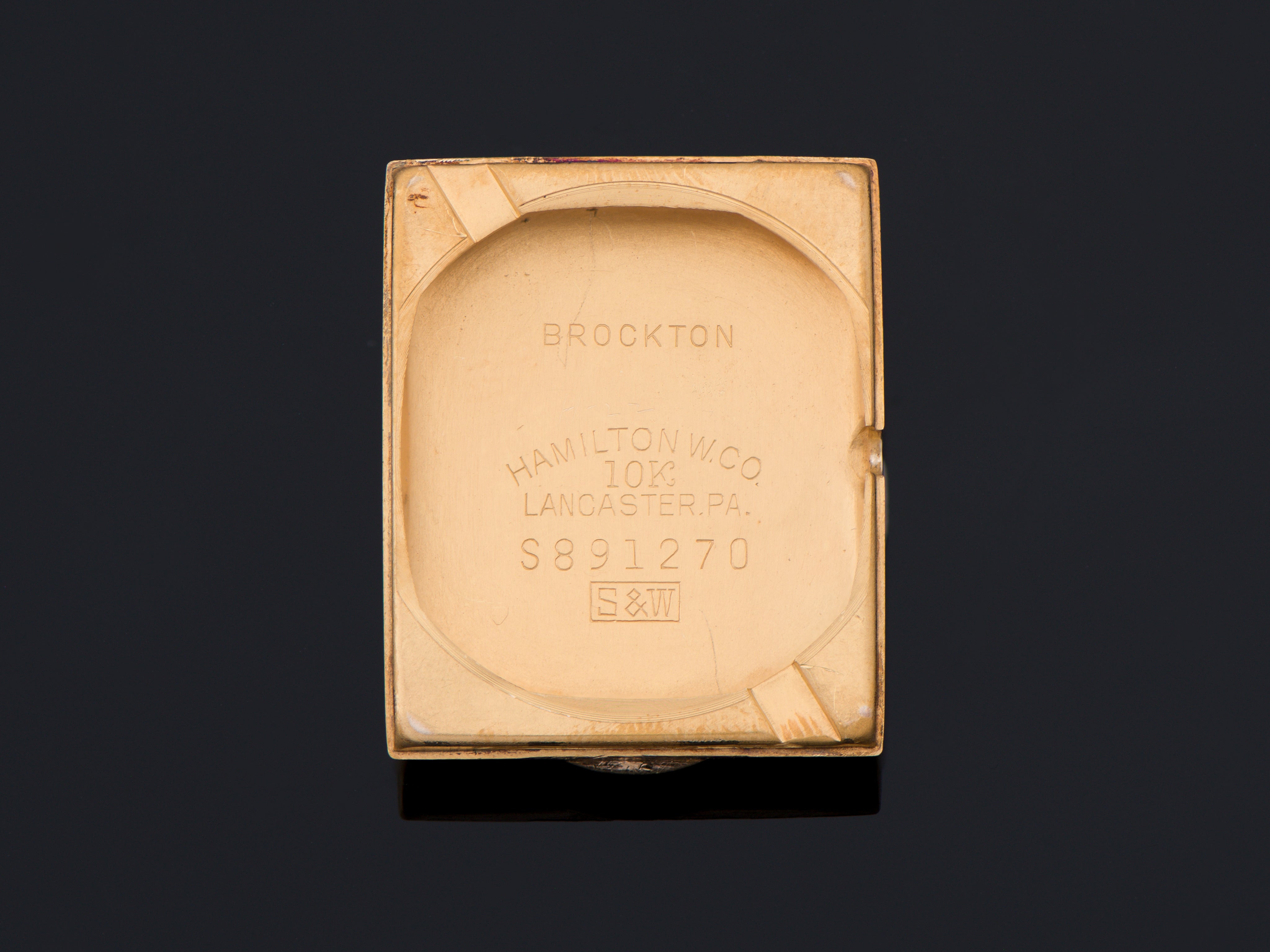 Hamilton Brockton 10K Solid Gold Watch