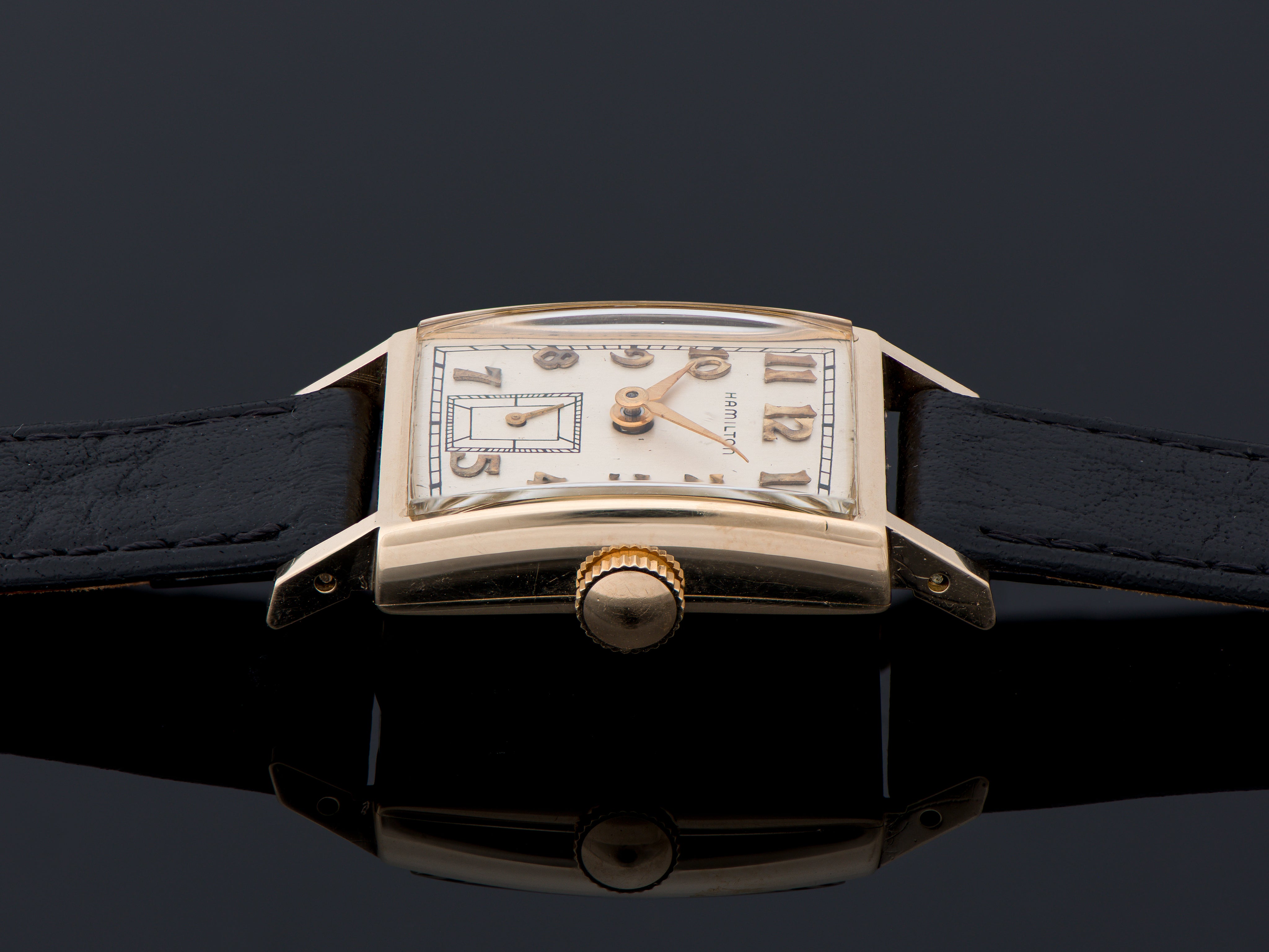 Hamilton Brockton 10K Solid Gold Watch