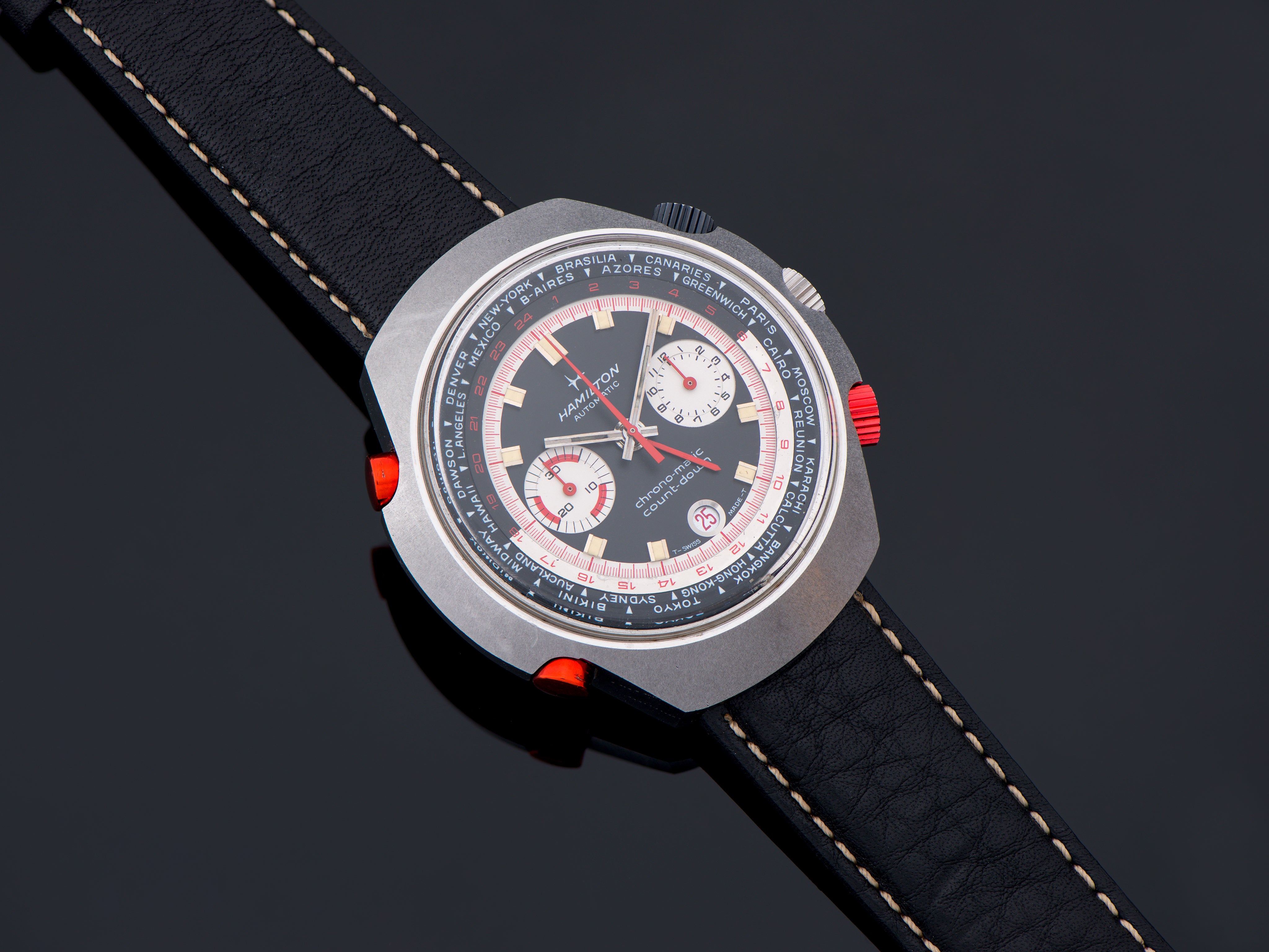 Hamilton Count-Down Chrono-Matic GMT Caliber 14 Watch