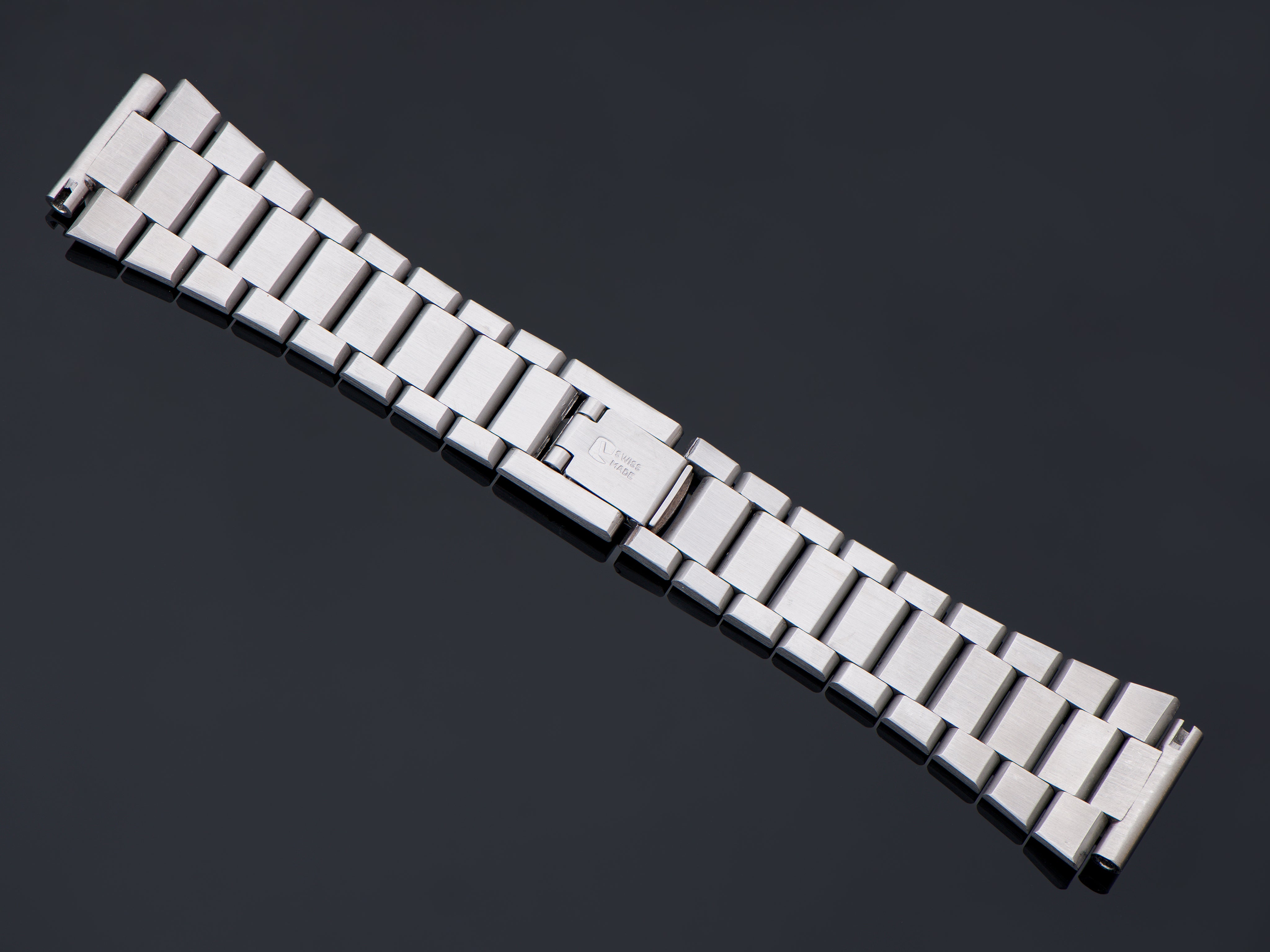 Hamilton Chrono-Matic A & B Bracelet Original SS NOS