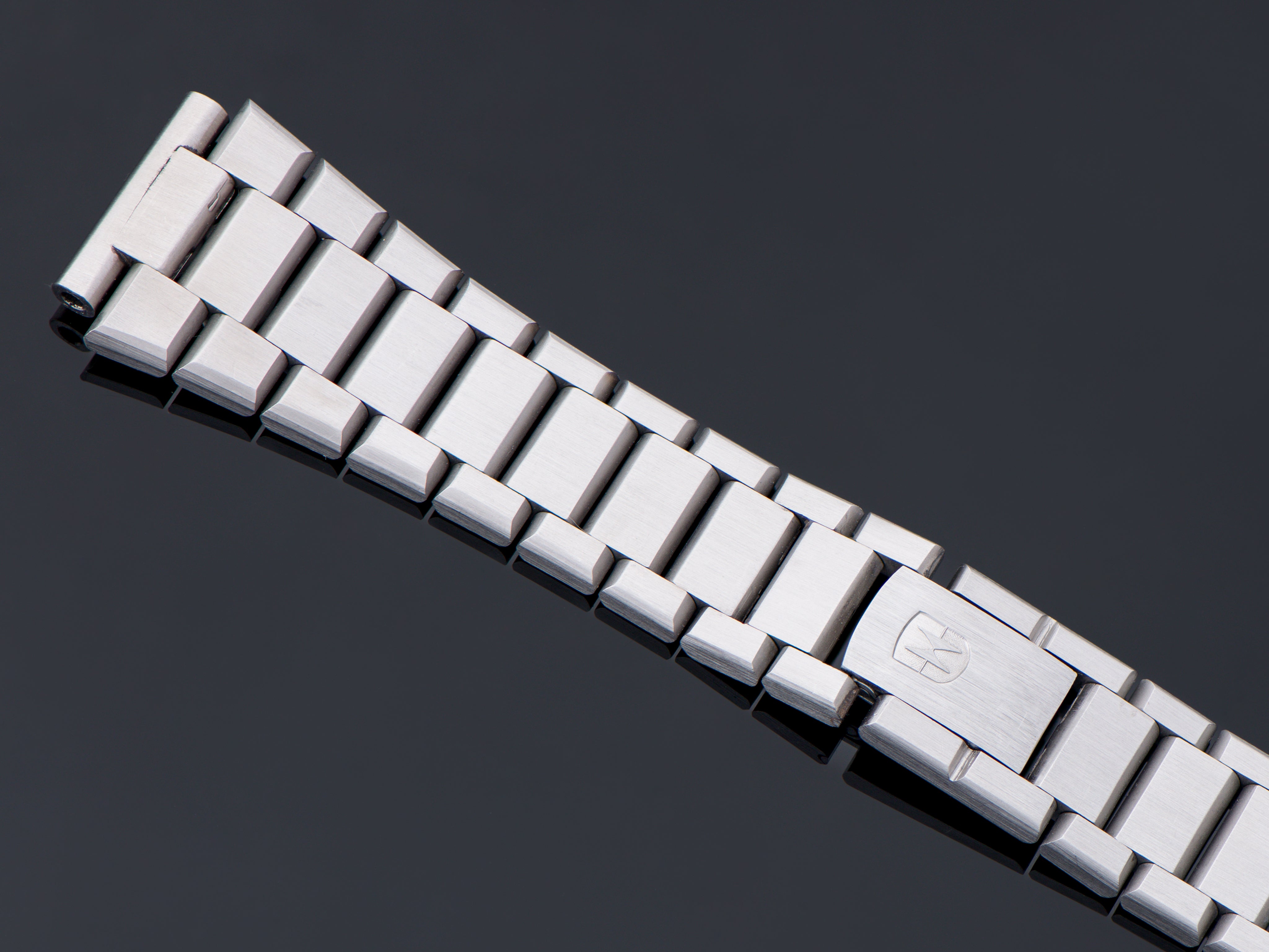 Hamilton Chrono-Matic A & B Bracelet Original SS NOS