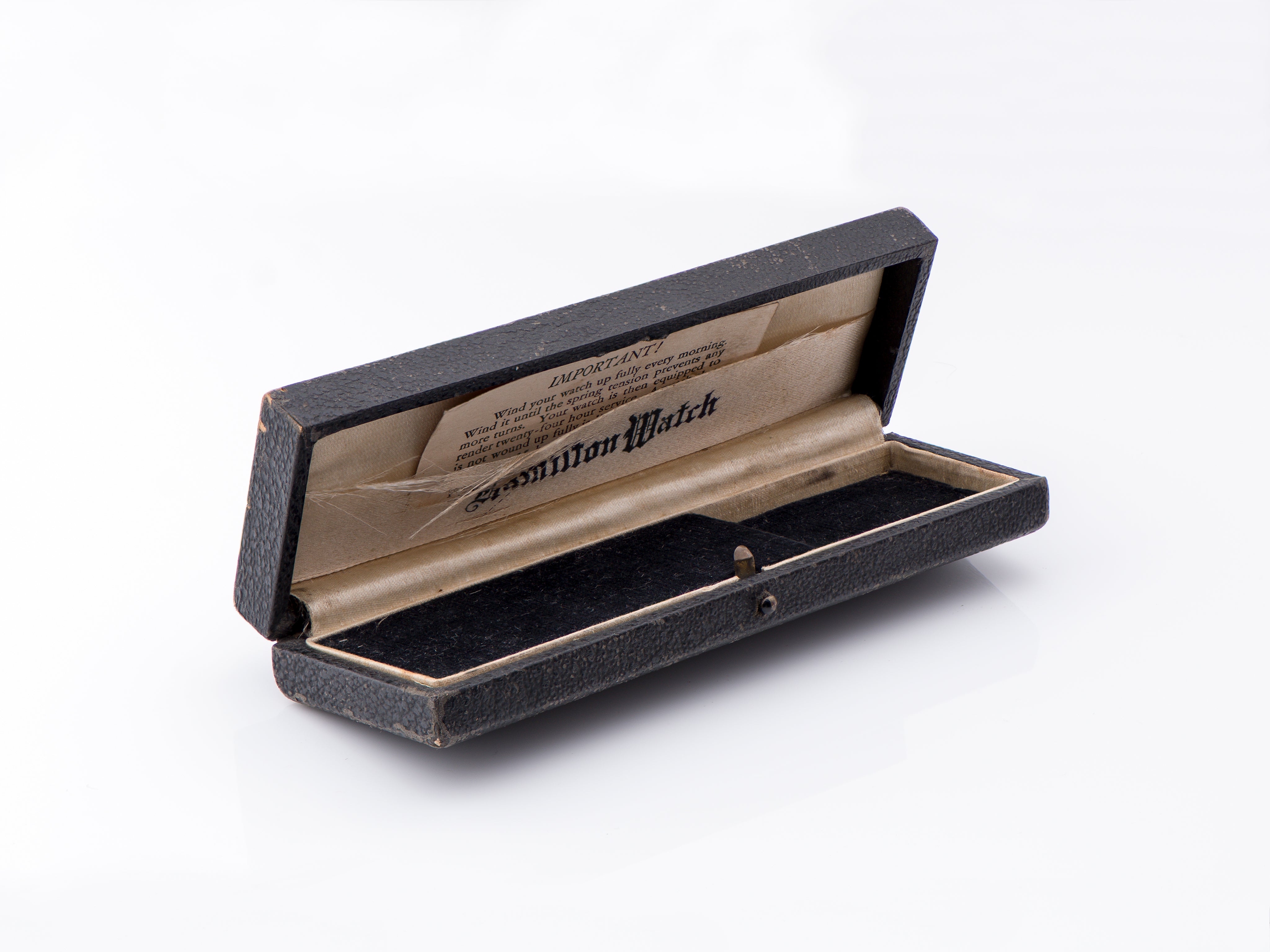 Hamilton Clamshell Watch Box for Medallion 22 Jewel Watch
