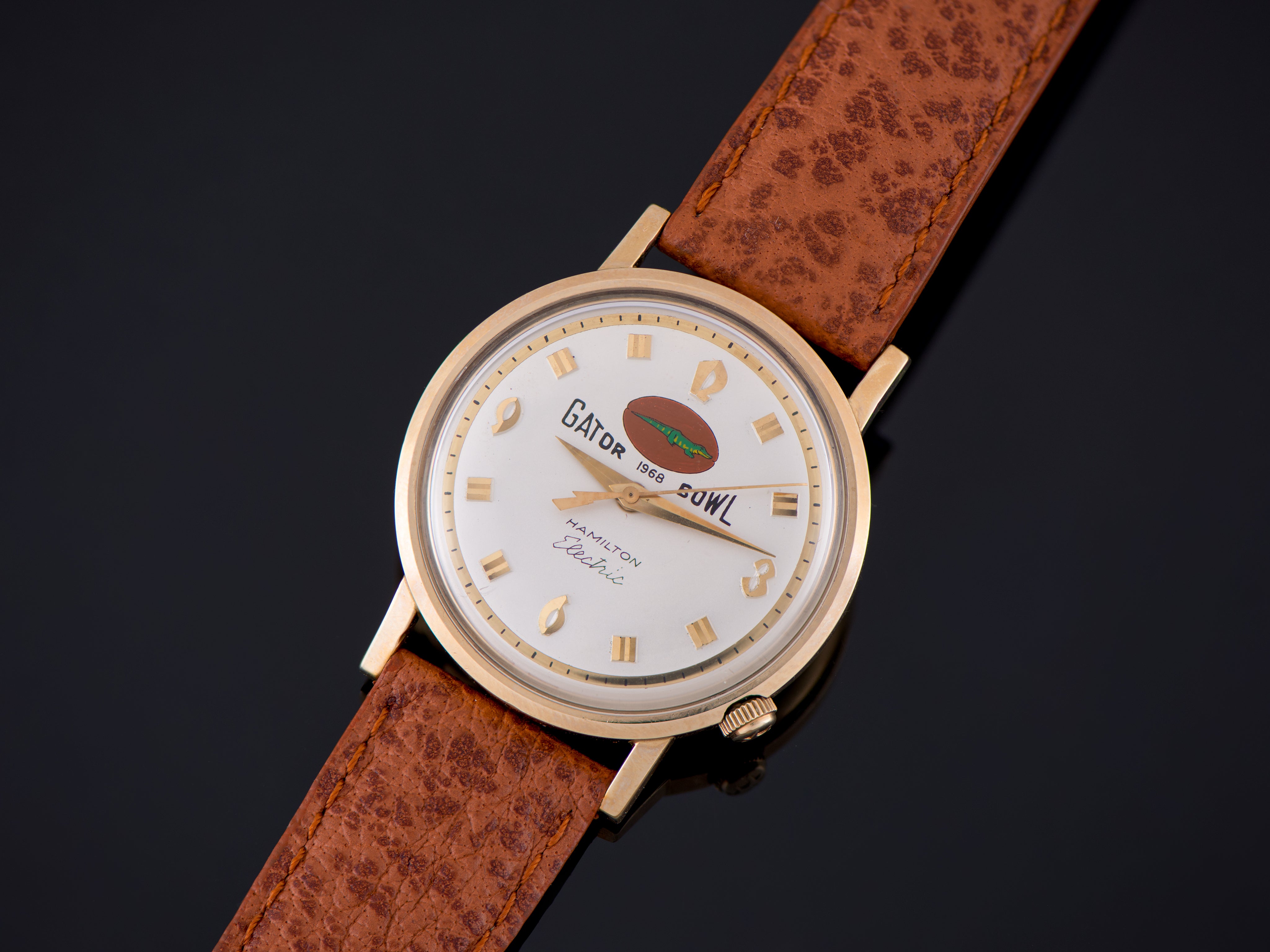 Hamilton Electric 1968 Gator Bowl Watch | Unwind In Time