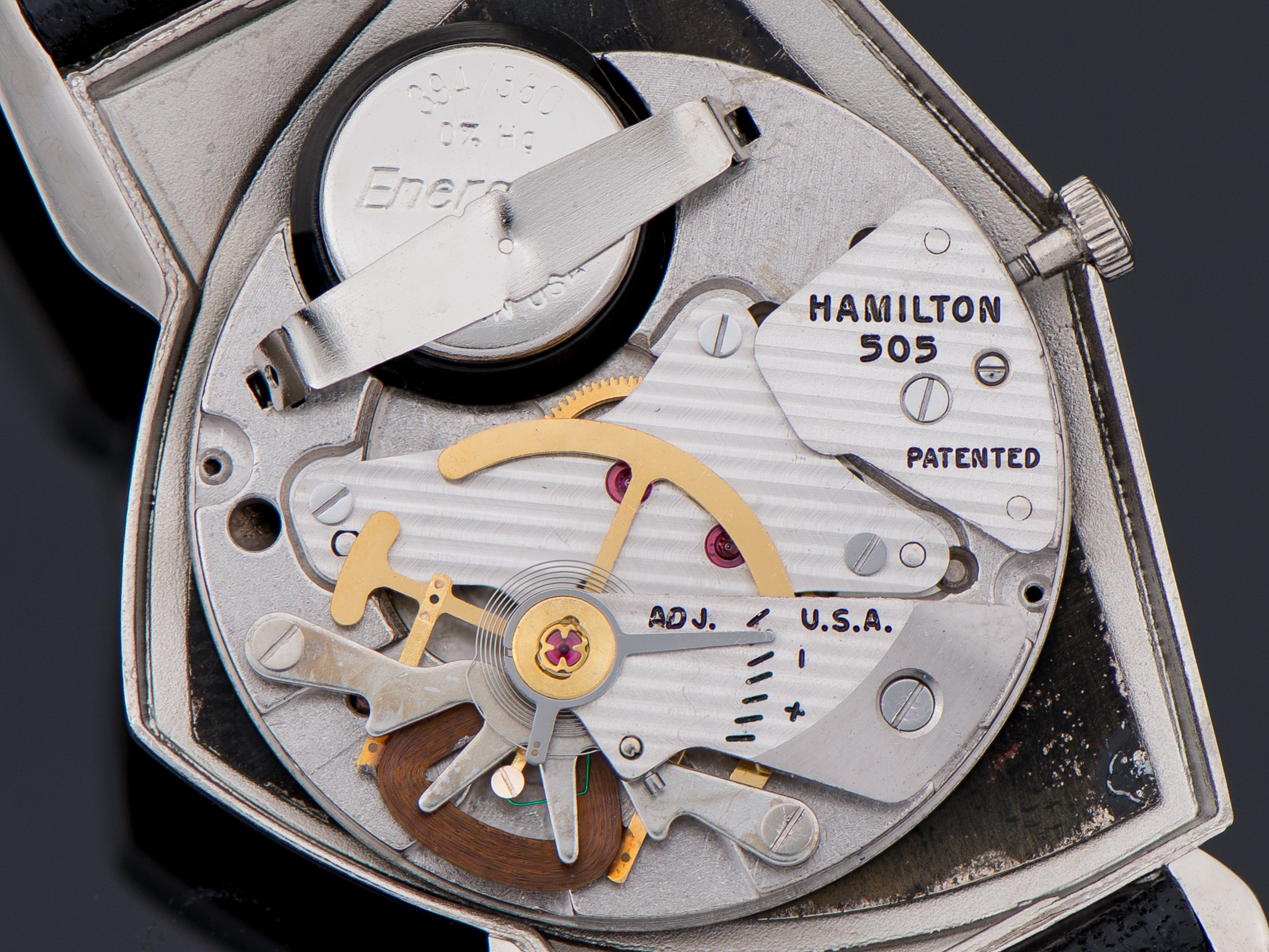 Hamilton Electric Pacer Watch Custom Nickel Black Dial
