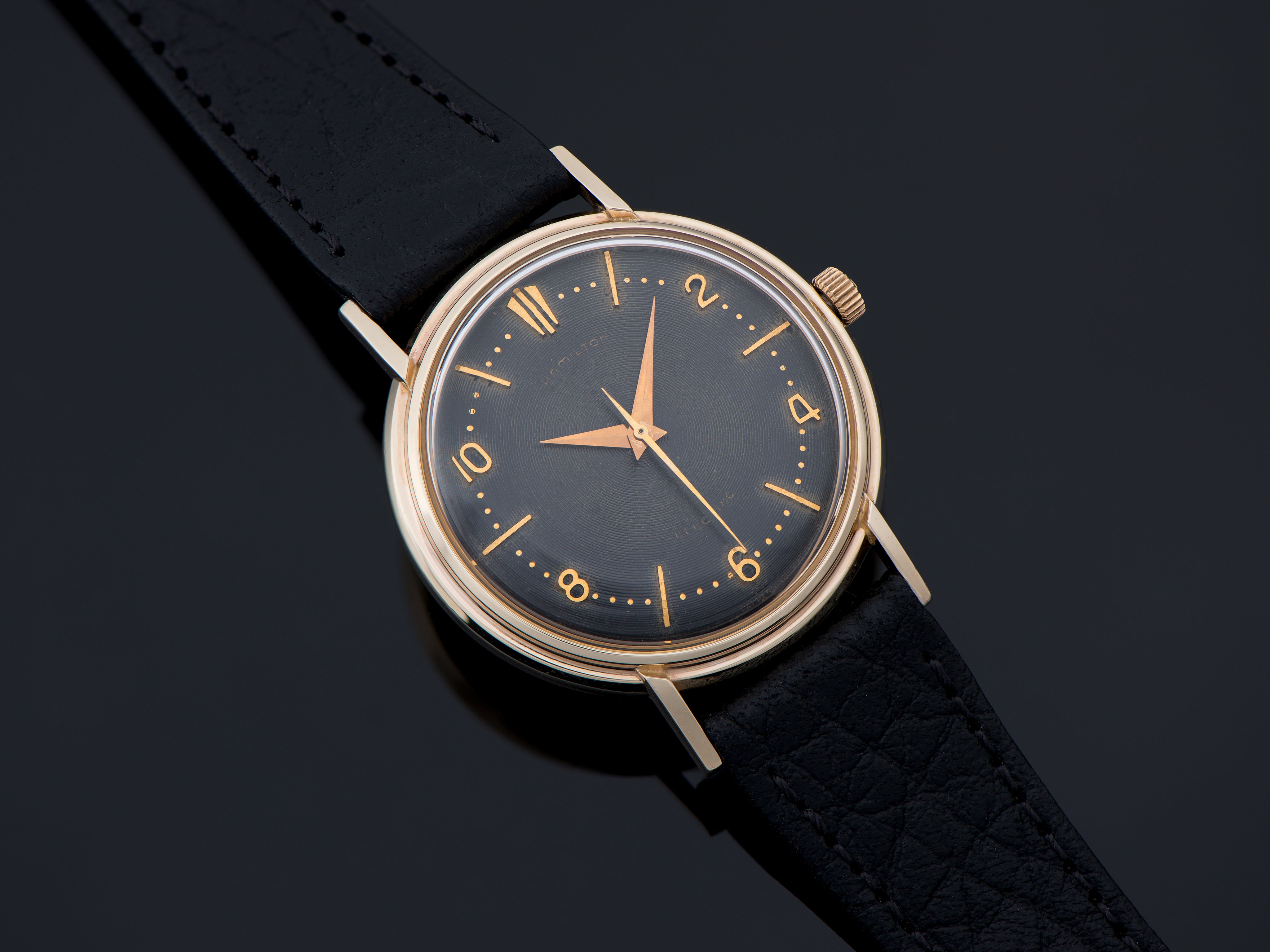 Hamilton Electric Atlantis Watch Original Black Dial