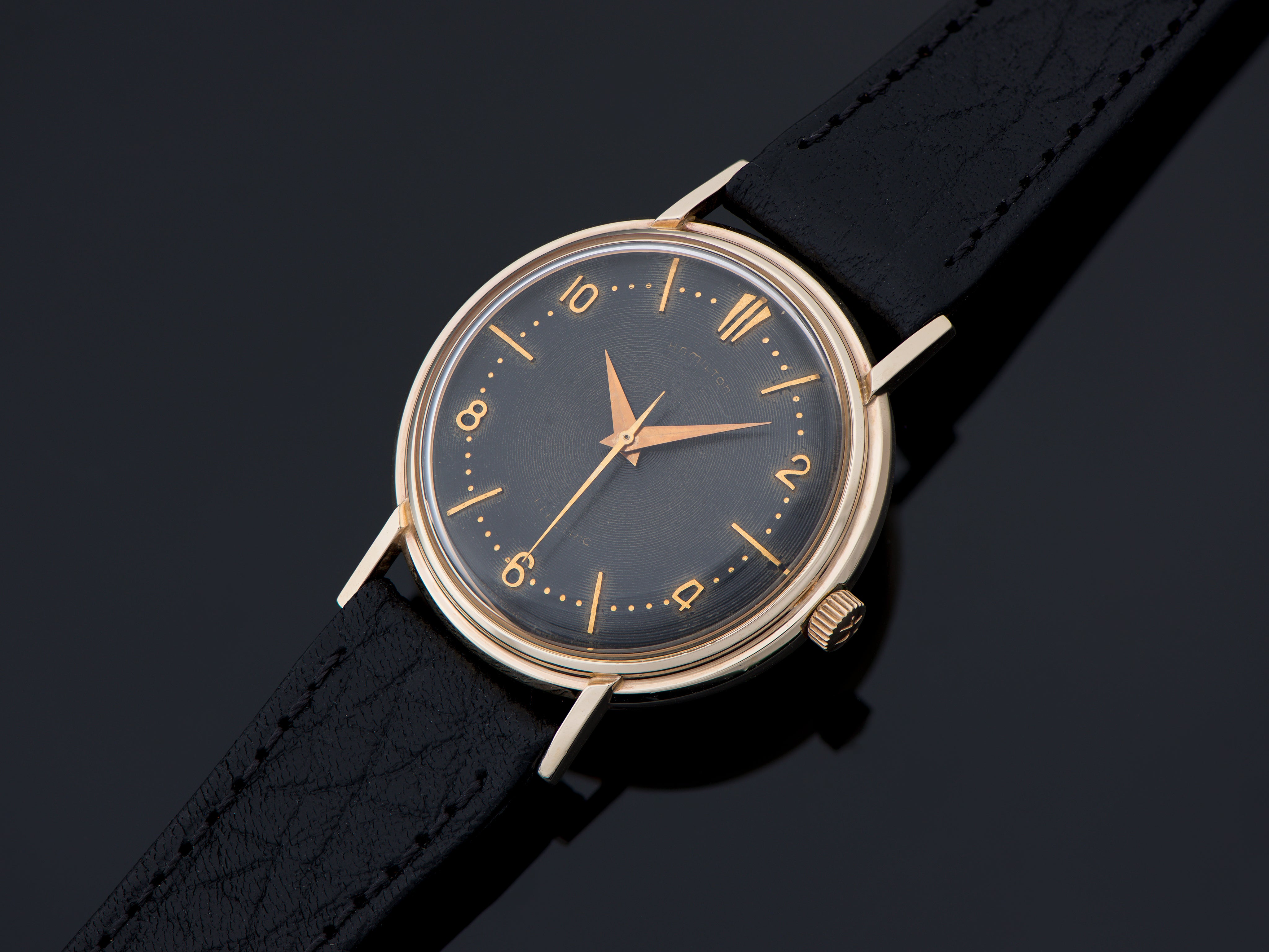 Hamilton Electric Atlantis Watch Original Black Dial