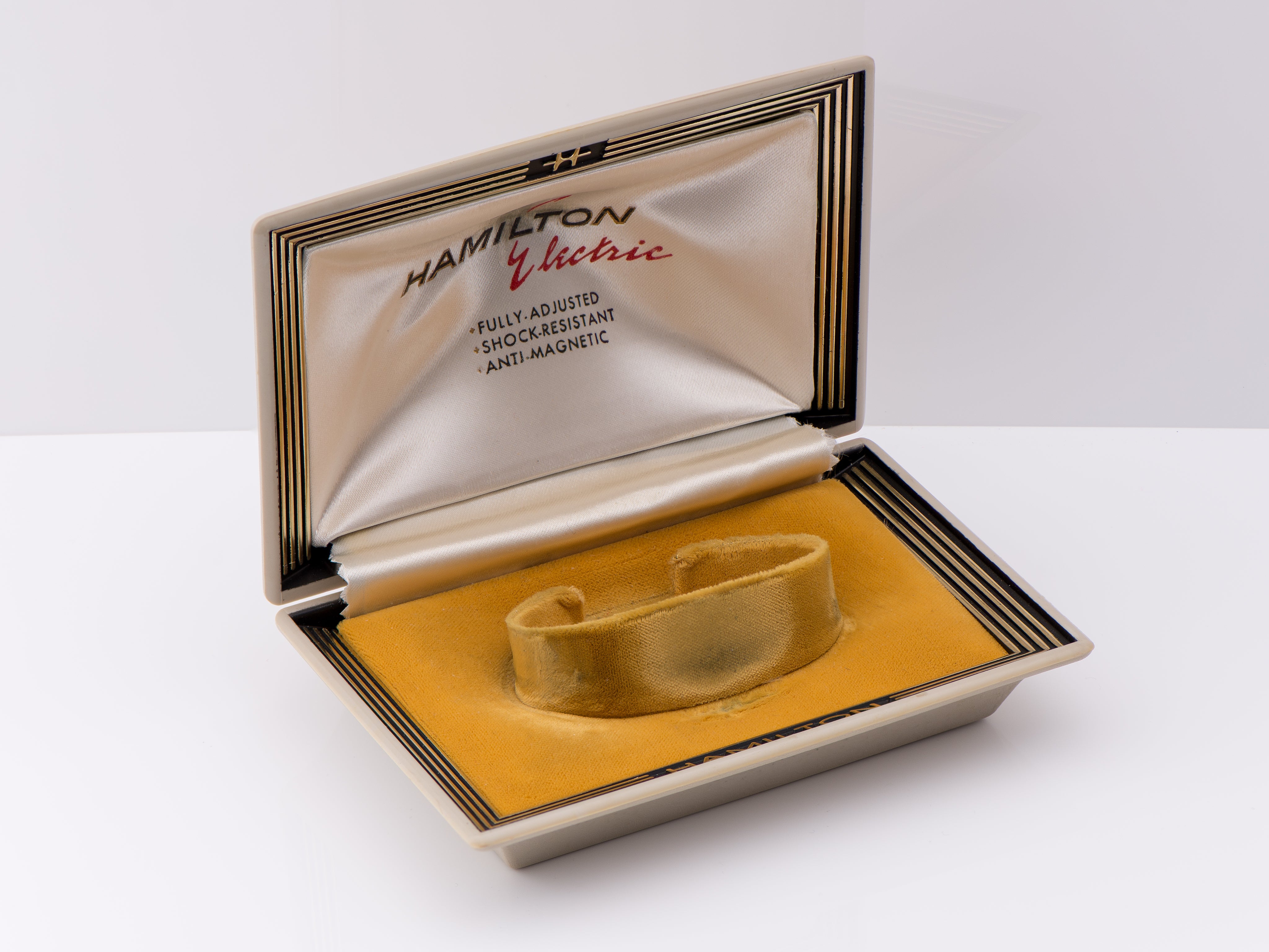 Hamilton Electric Clamshell Inner and Outer Watch Box