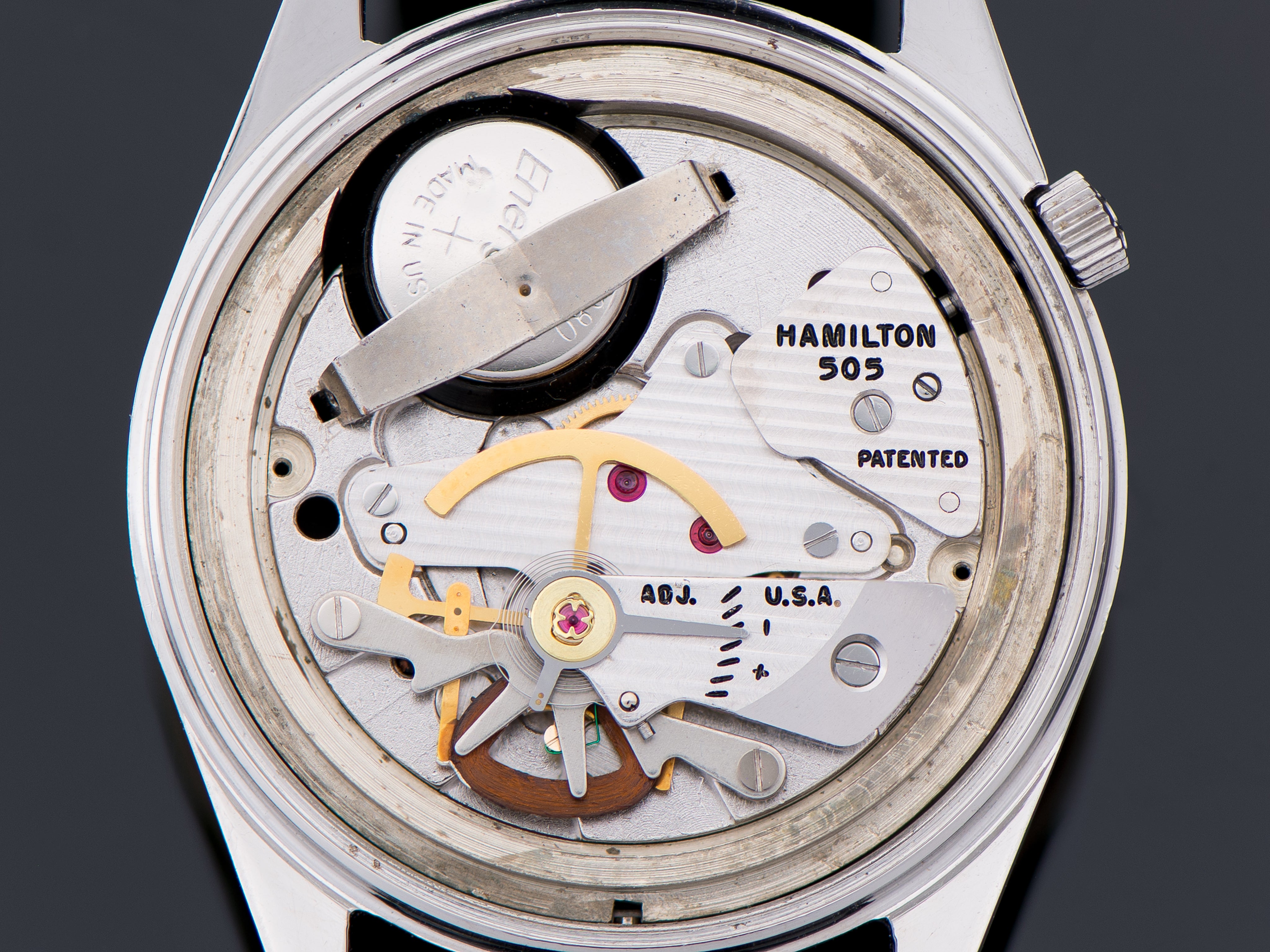 Hamilton Electric Clearview Black Dial Watch