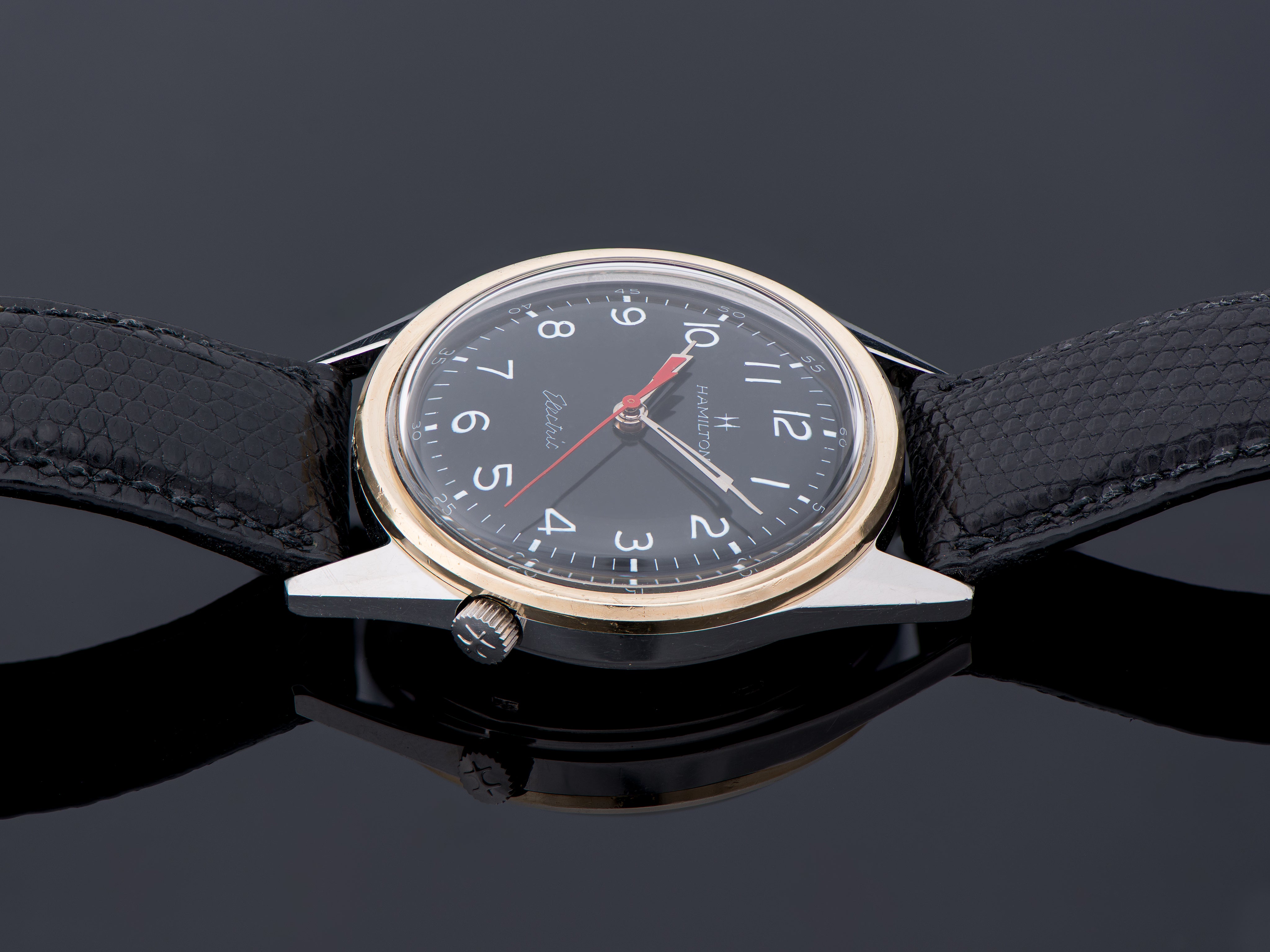 Hamilton Electric Clearview Black Dial Watch