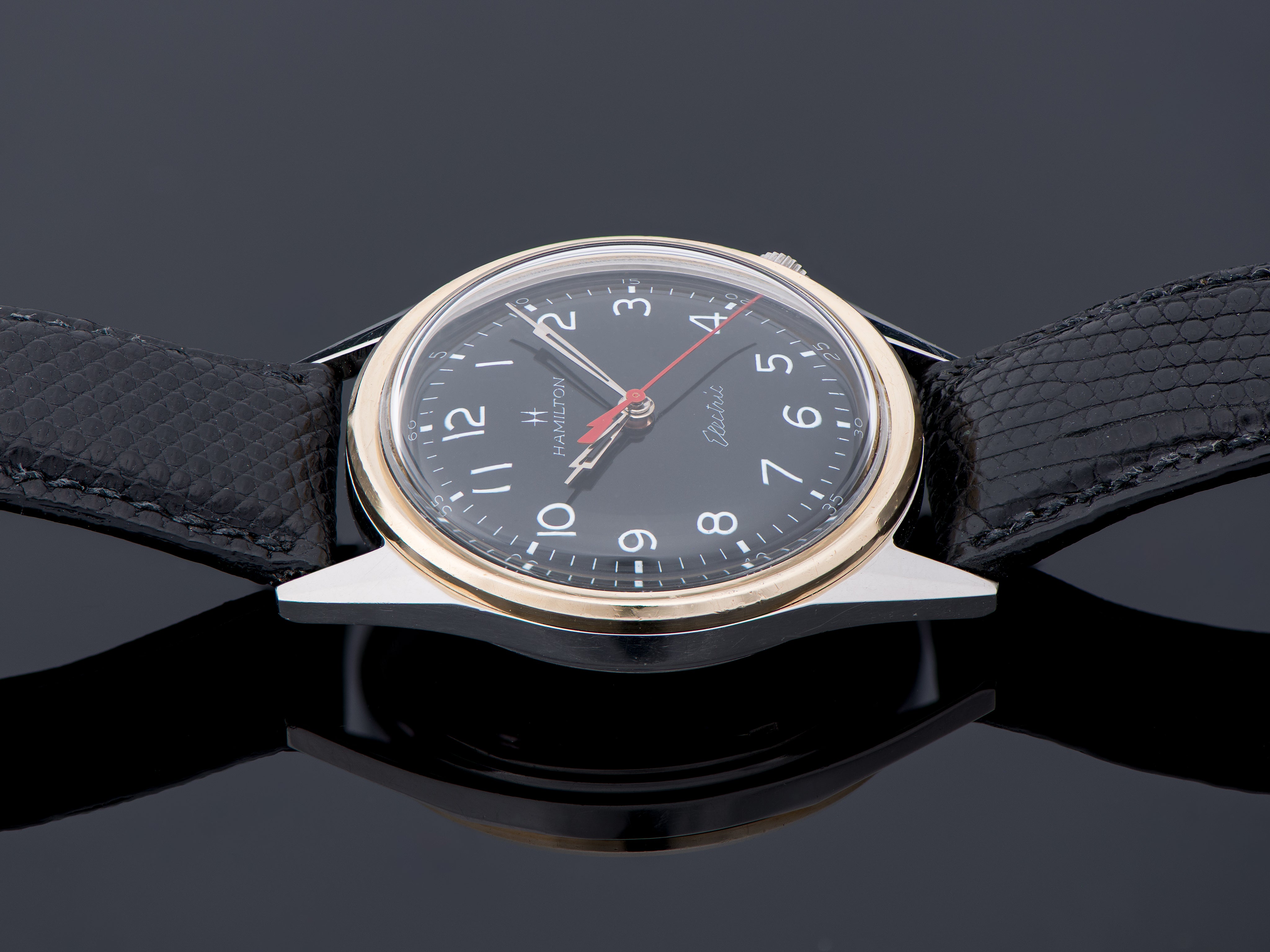 Hamilton Electric Clearview Black Dial Watch