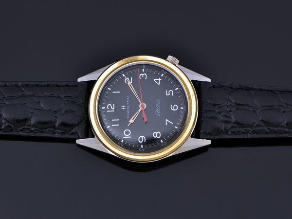 Hamilton Electric Clearview Black Dial | Unwind In Time