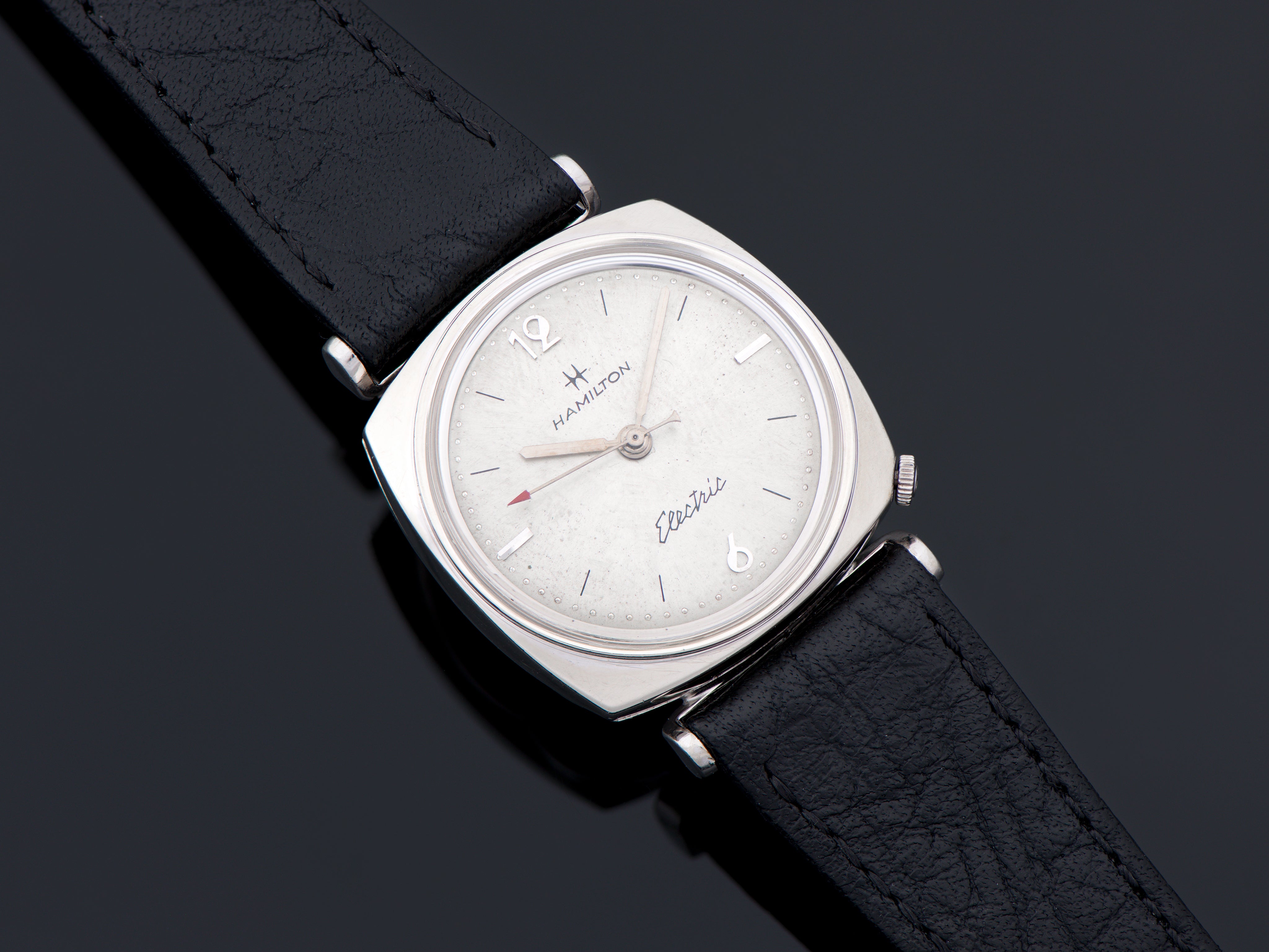 Hamilton Electric Gemini White Gold Filled Watch