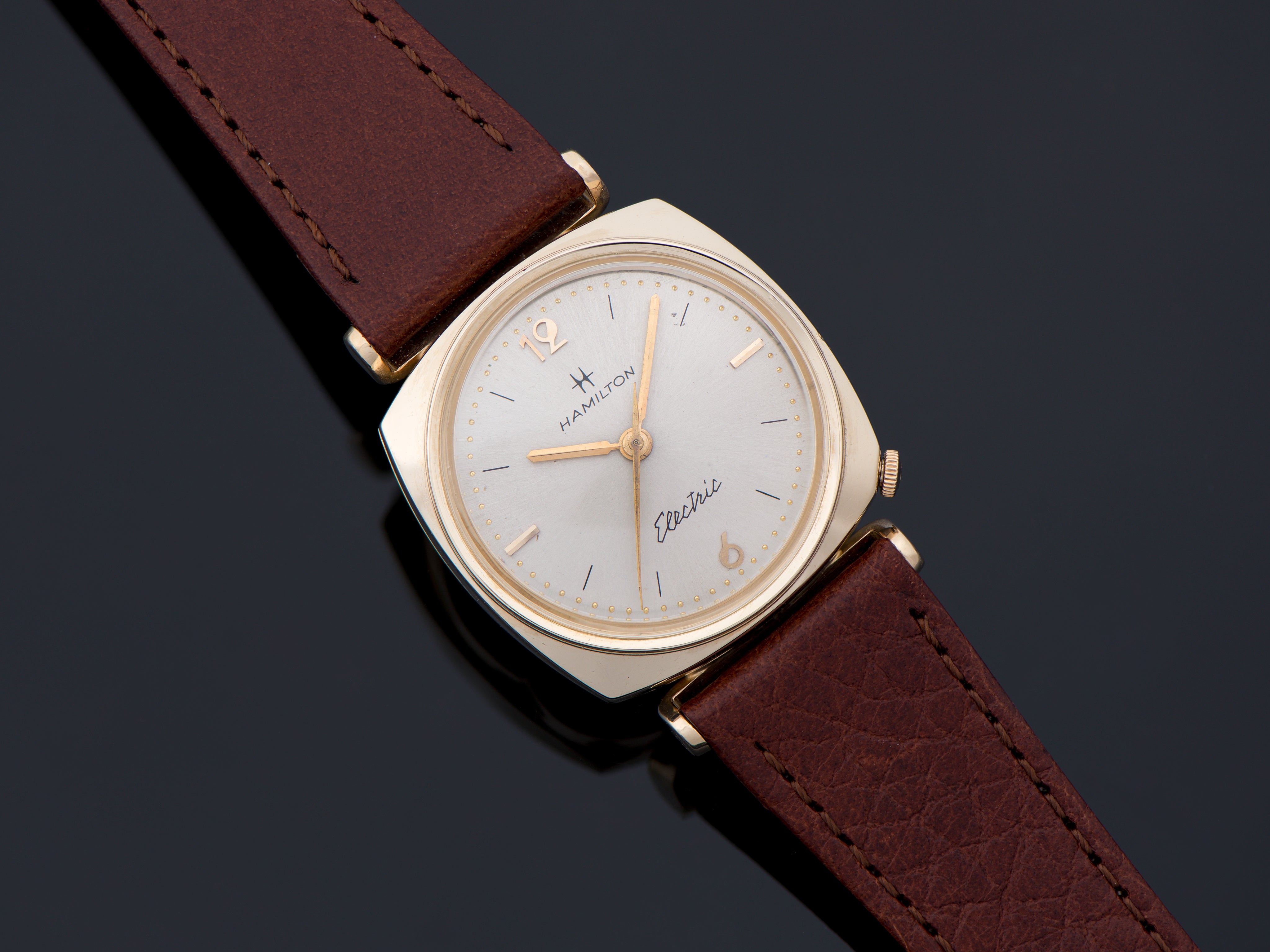 Hamilton Electric Gemini Yellow Gold Filled Watch