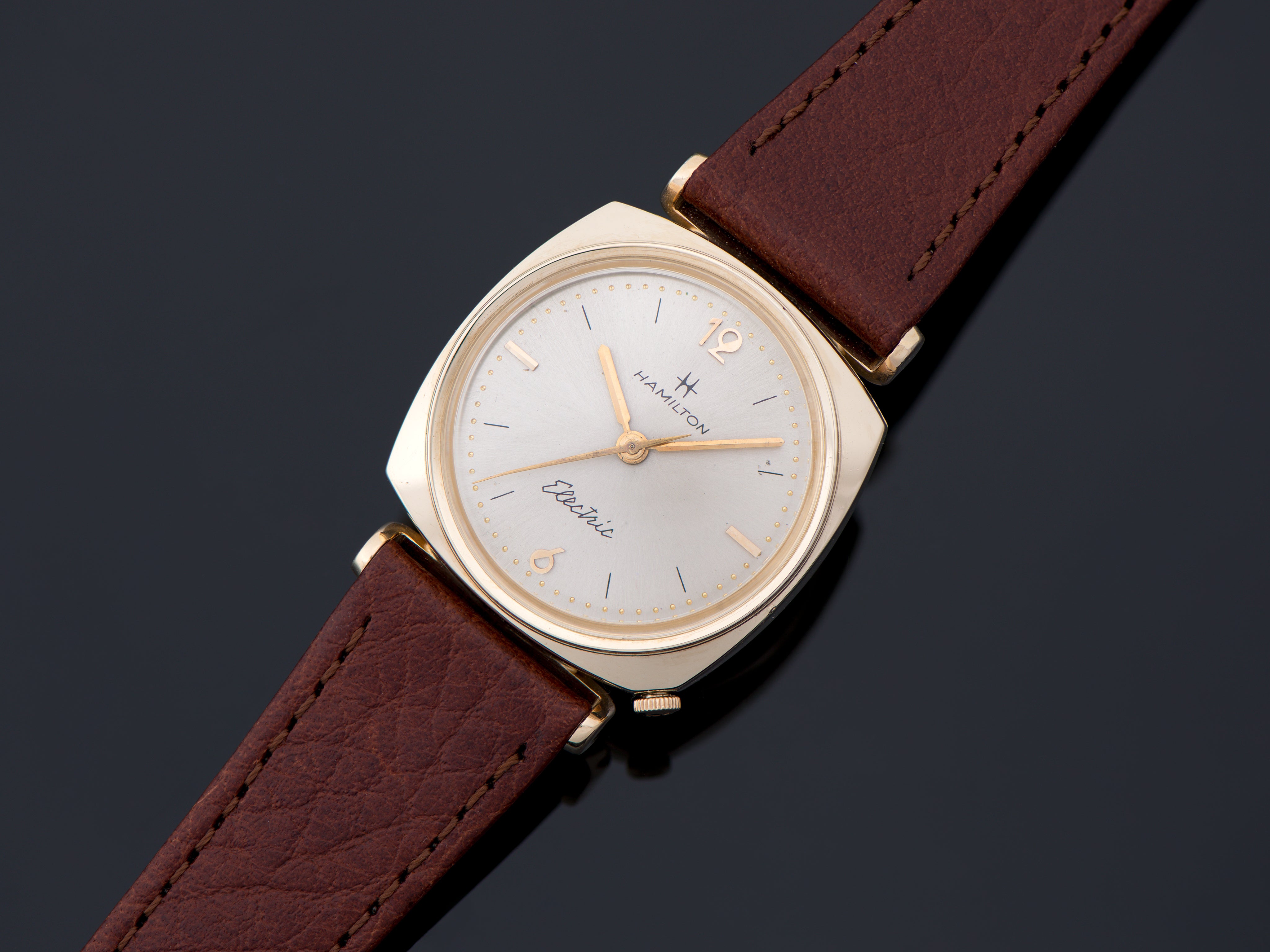 Hamilton Electric Gemini Yellow Gold Filled Watch